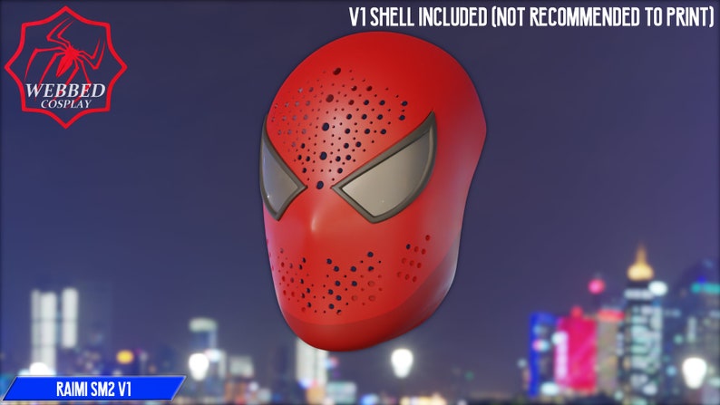 UPDATED Raimi Spider-man 2 Face Shell digital File - Etsy