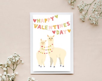 Printable Llamas in Love Clipart Instant Download Personal Use Art Make ...