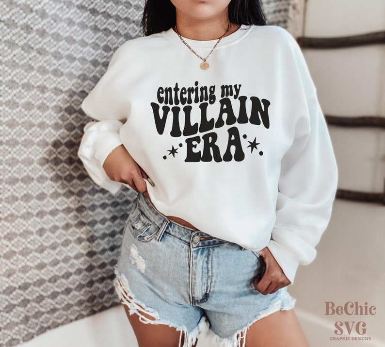 Entering My Villain Era SVG Villain Era Shirt SVG Villain Era SVG Gift for Her Svg Trending Svg ...