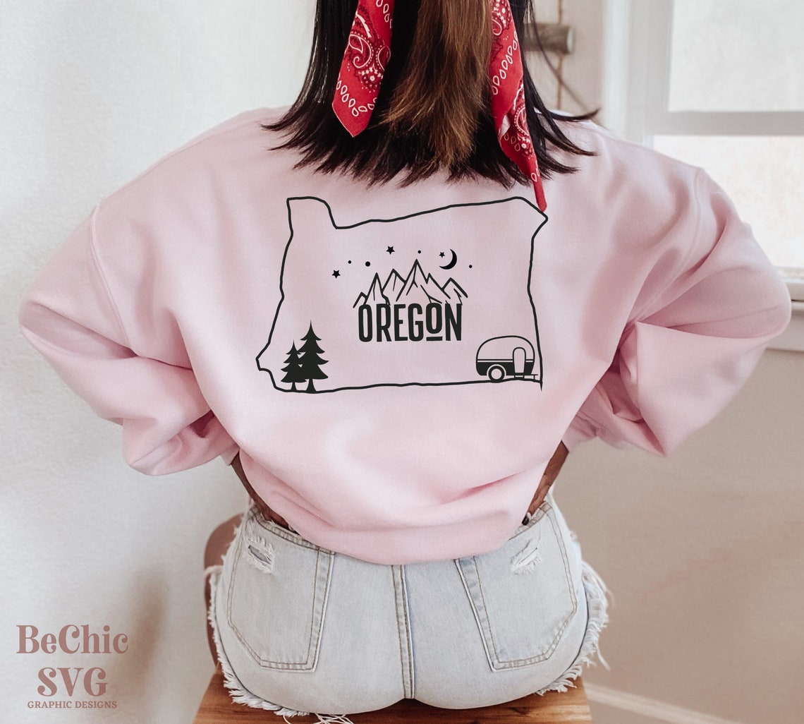 Map of Oregon SVG Map of Oregon Shirt SVG US State Svg - Etsy