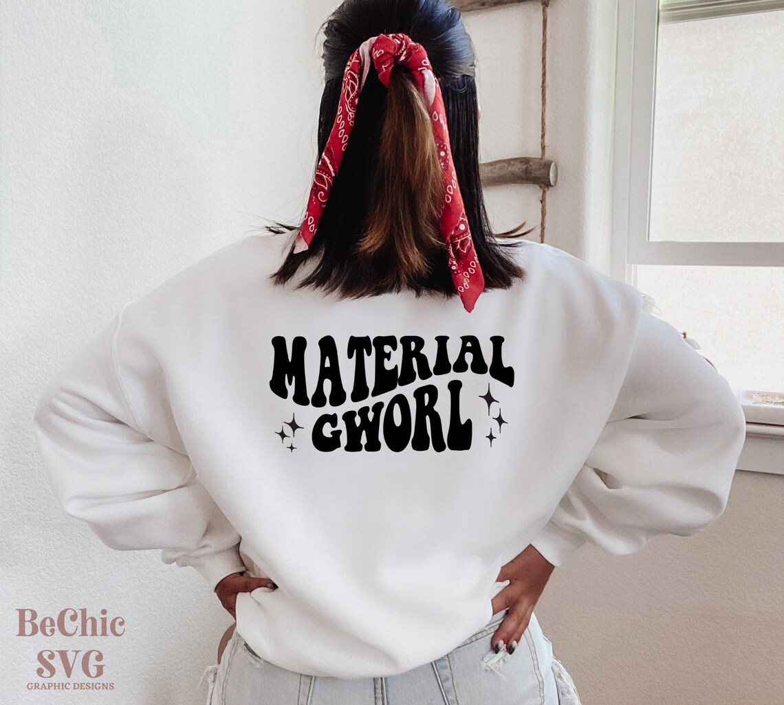 Material Gworl SVG | Material Gworl Shirt SVG | Material Girl SVG ...