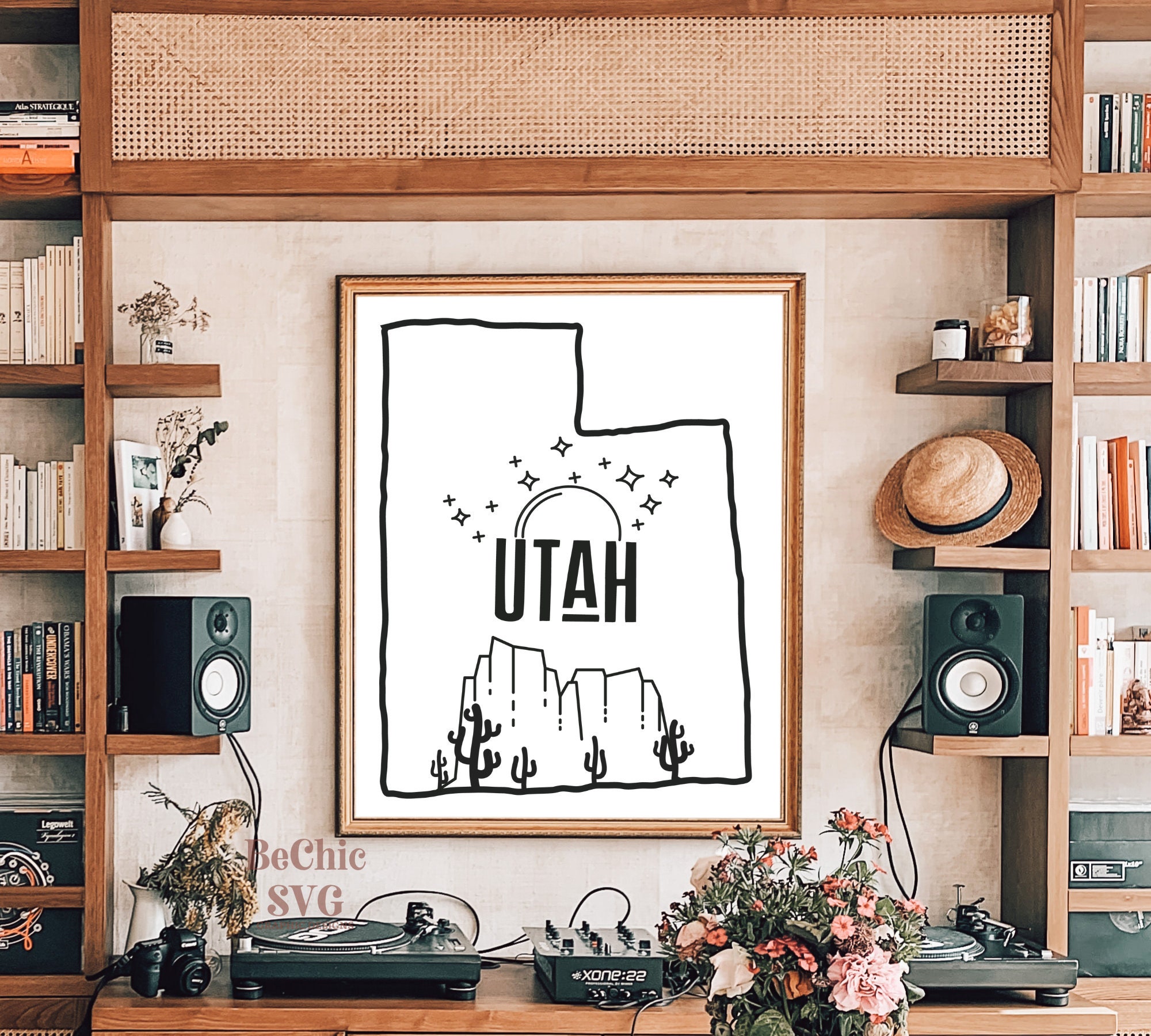 Map of Utah SVG Map of Utah Shirt SVG US State Svg Svg Cricut Files Svg ...