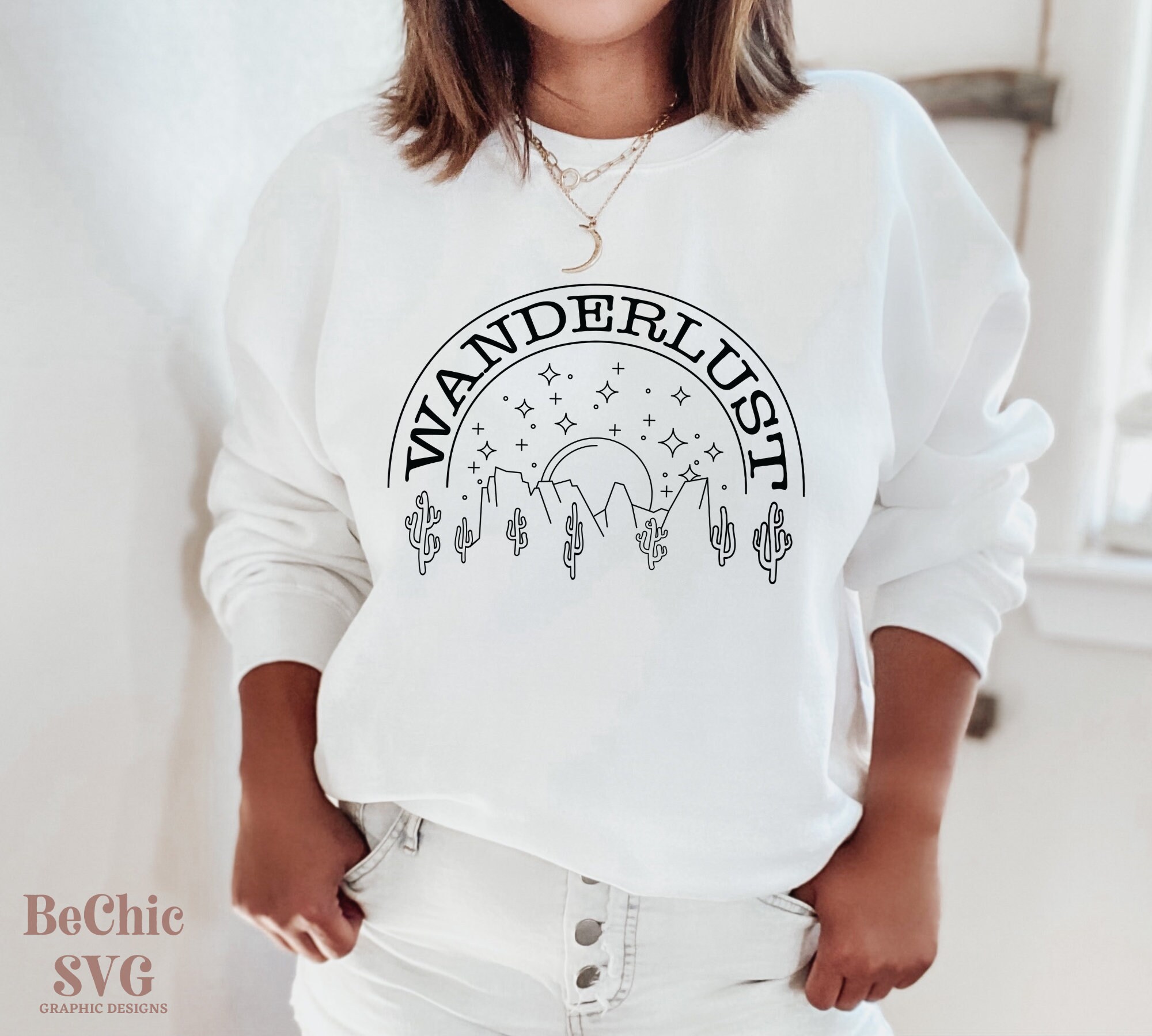 Wanderlust SVG Wanderer Shirt SVG Cactus Desert SVG Travel Svg Svg ...