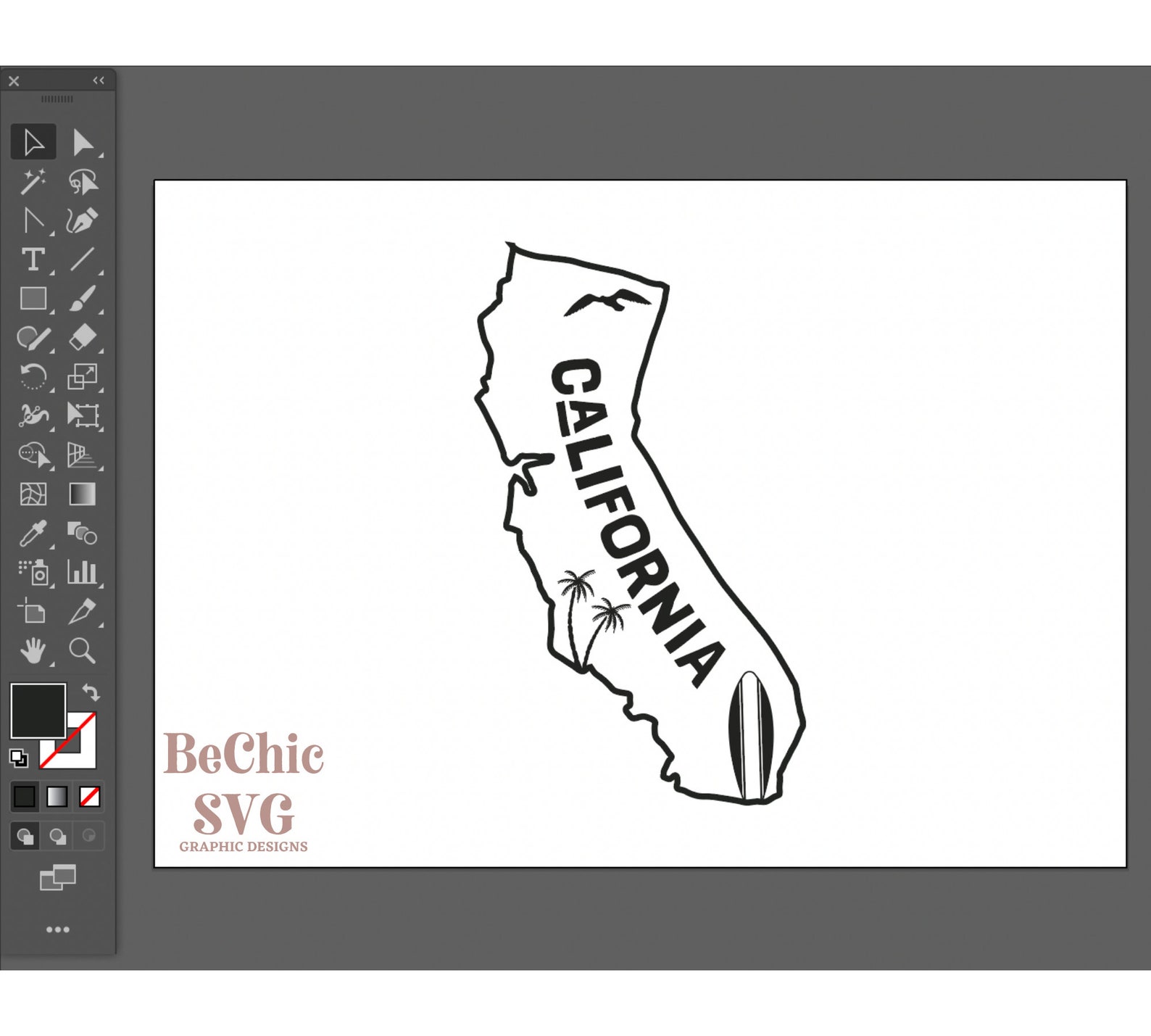Map of California SVG Map of California Shirt SVG US State Svg Svg ...