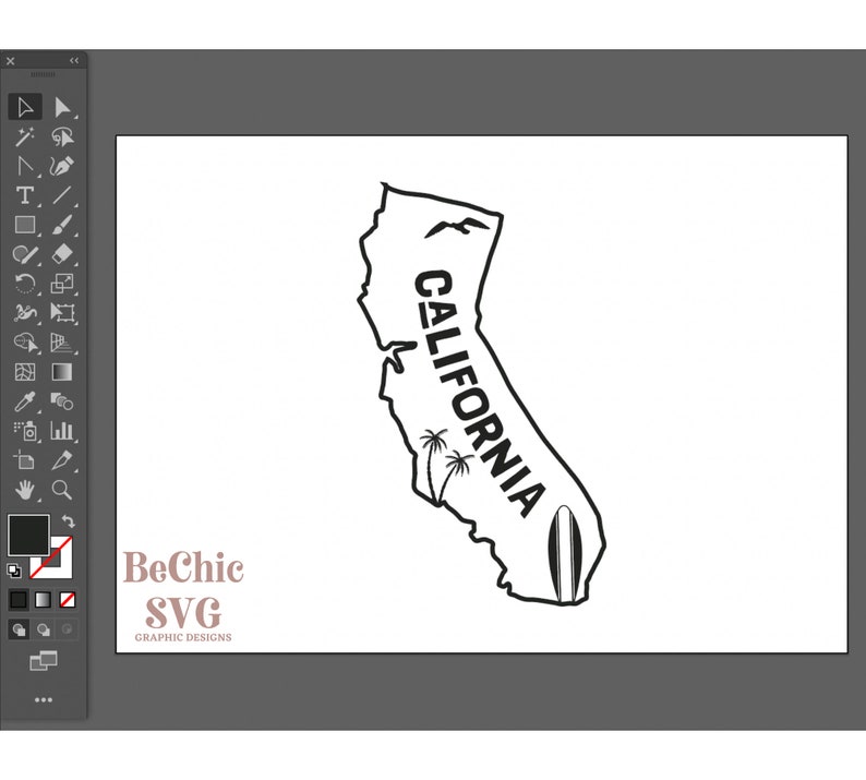Map of California SVG Map of California Shirt SVG US State Svg Svg ...