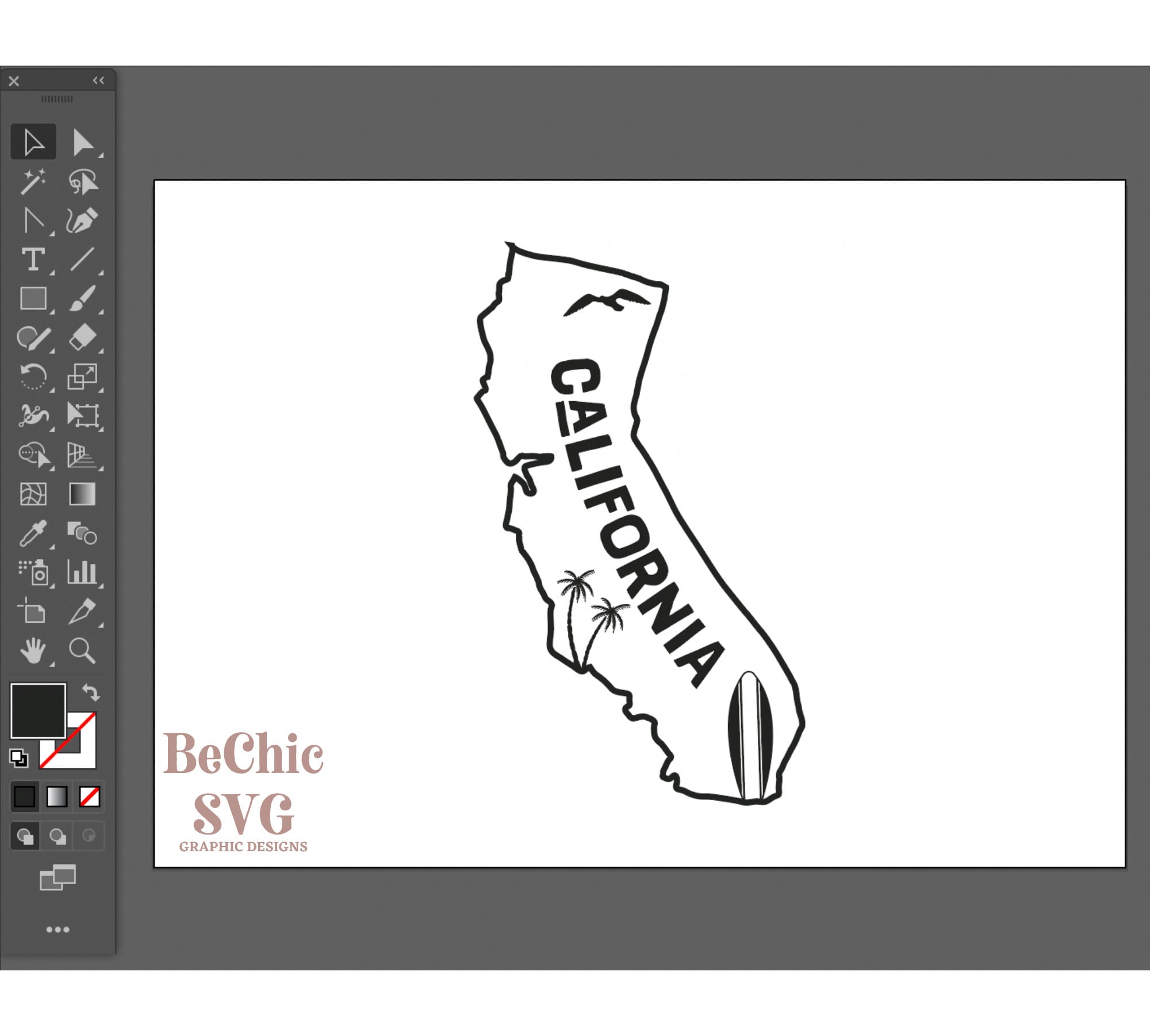 Map of California SVG Map of California Shirt SVG US State Svg Svg ...