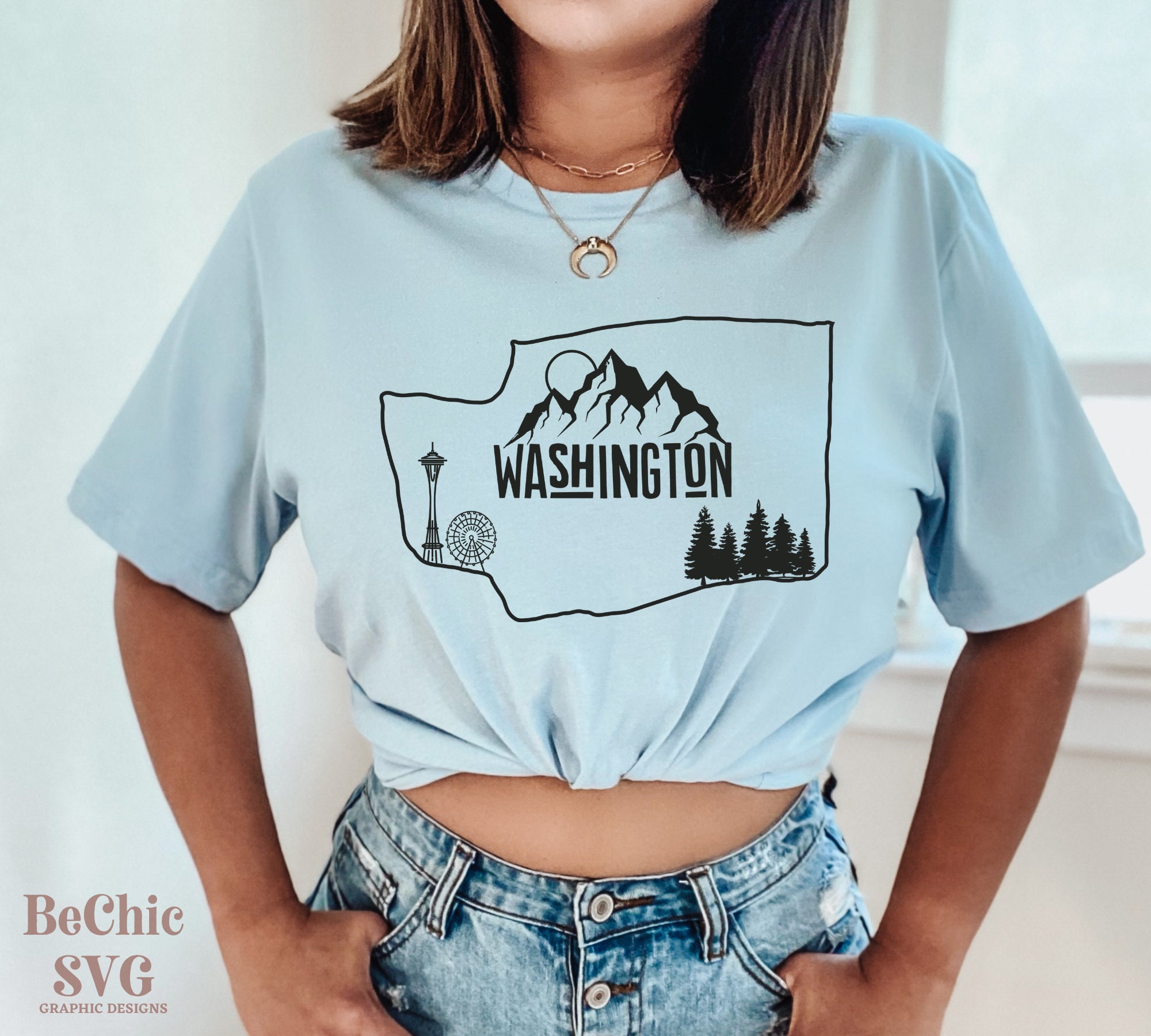 Map of Washington SVG | Map of Washington Shirt SVG | US State Svg ...