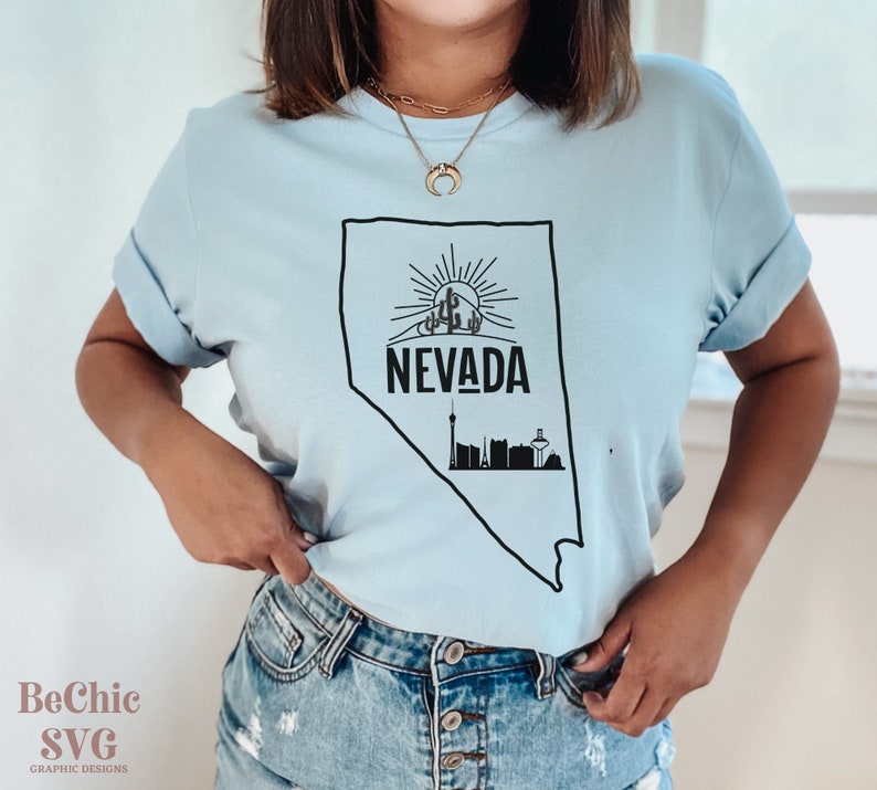 Map of Nevada SVG | Map of Nevada Shirt SVG | US State Svg | Svg Cricut ...