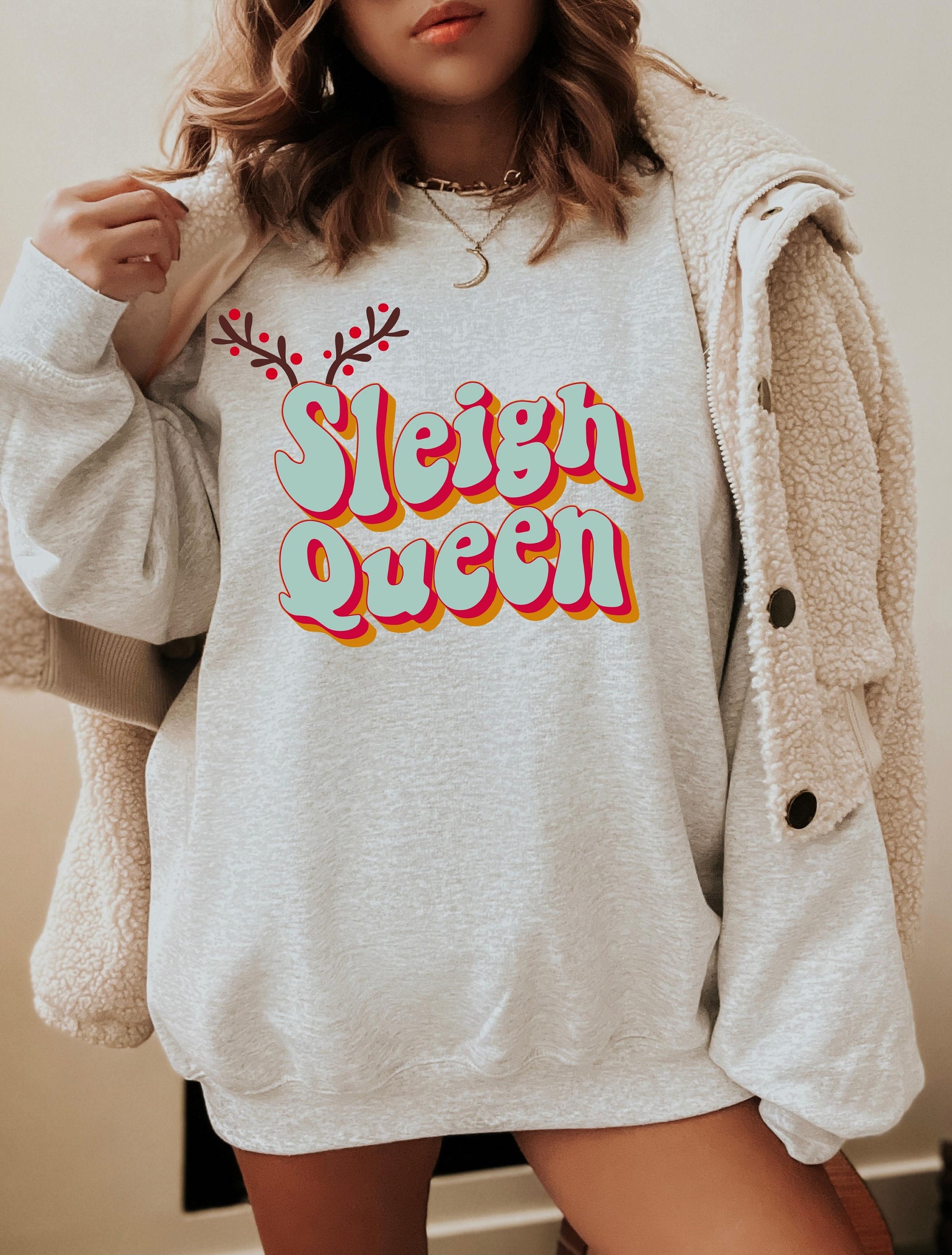 Sleigh Queen SVG Sleigh Queen Shirt SVG Christmas Svg Svg Cricut Files ...