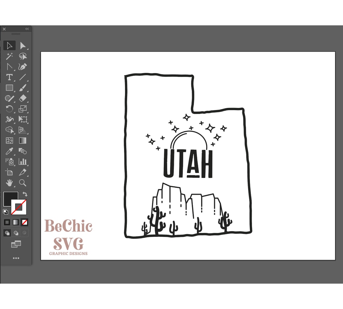 Map of Utah SVG Map of Utah Shirt SVG US State Svg Svg Cricut Files Svg ...