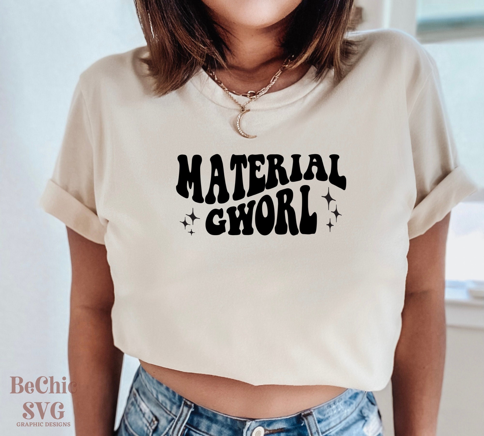 Material Gworl SVG Material Gworl Shirt SVG Material Girl - Etsy