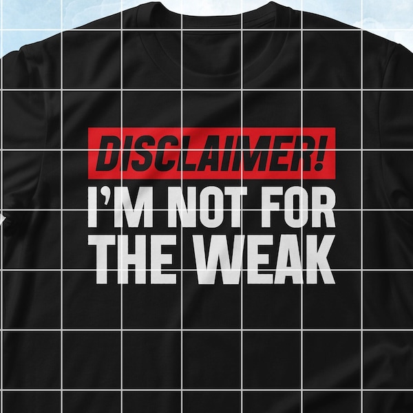 Not for Weak Svg - Etsy Canada