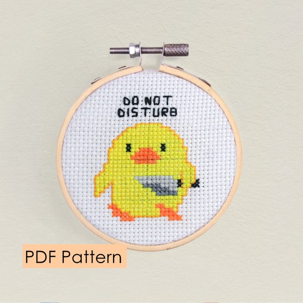 Cross Stitch Do Not Disturb - Etsy