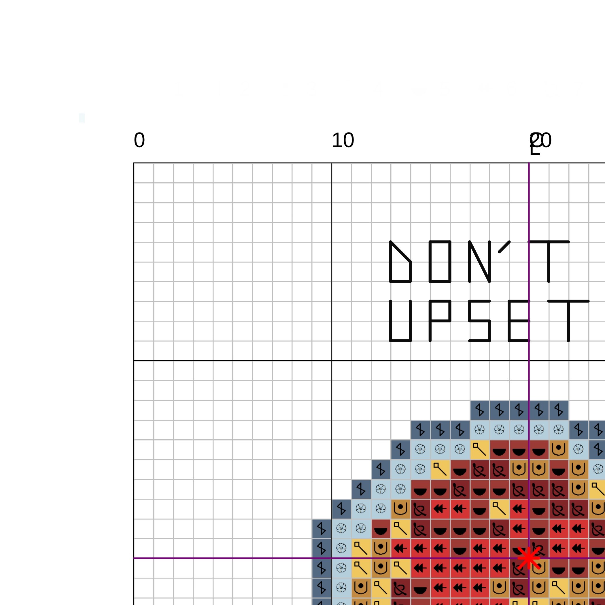 Spaghetti Cross Stitch Pattern PDF Instant Download Funny - Etsy