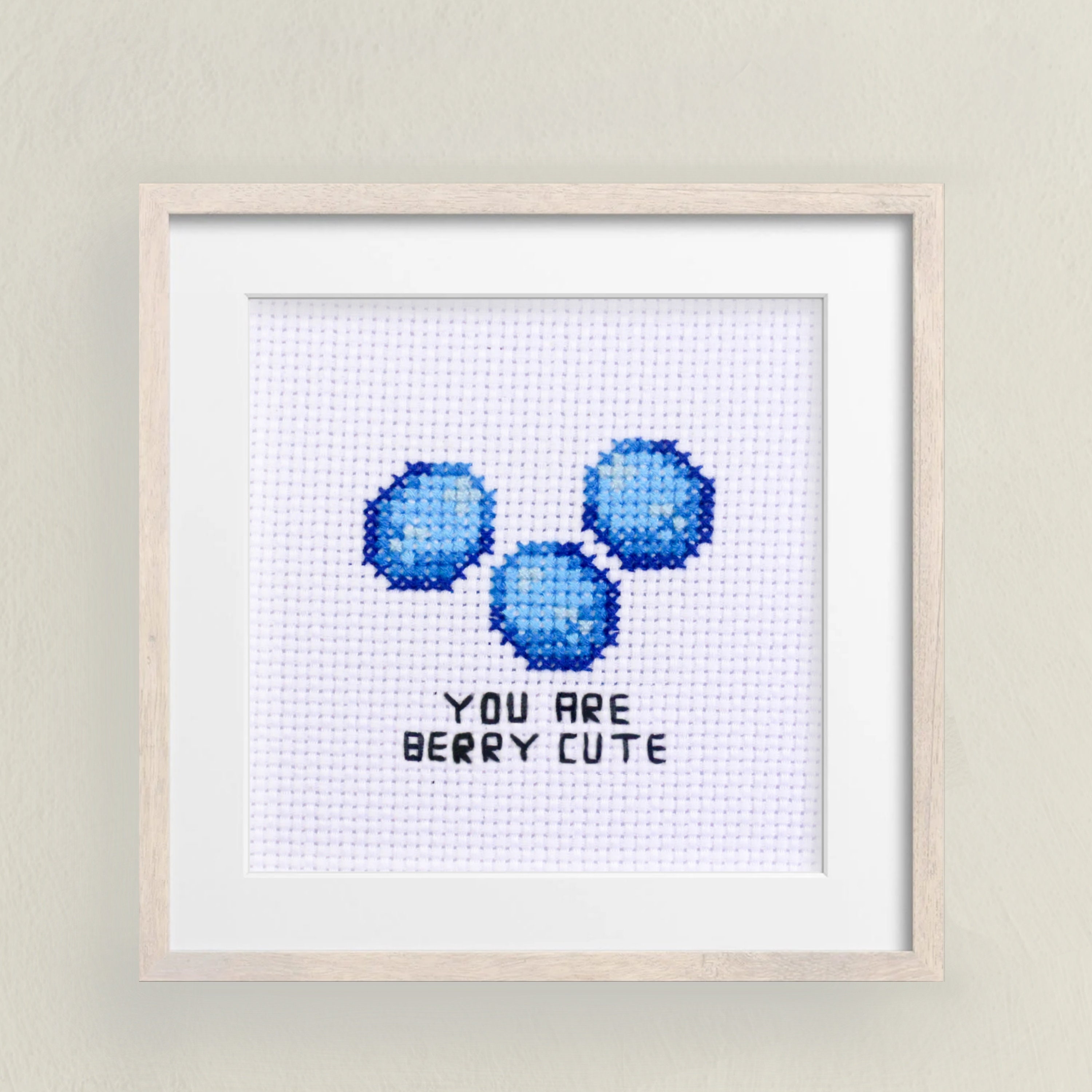 Blueberry Cross Stitch Pattern Bundle Personalized Name - Etsy
