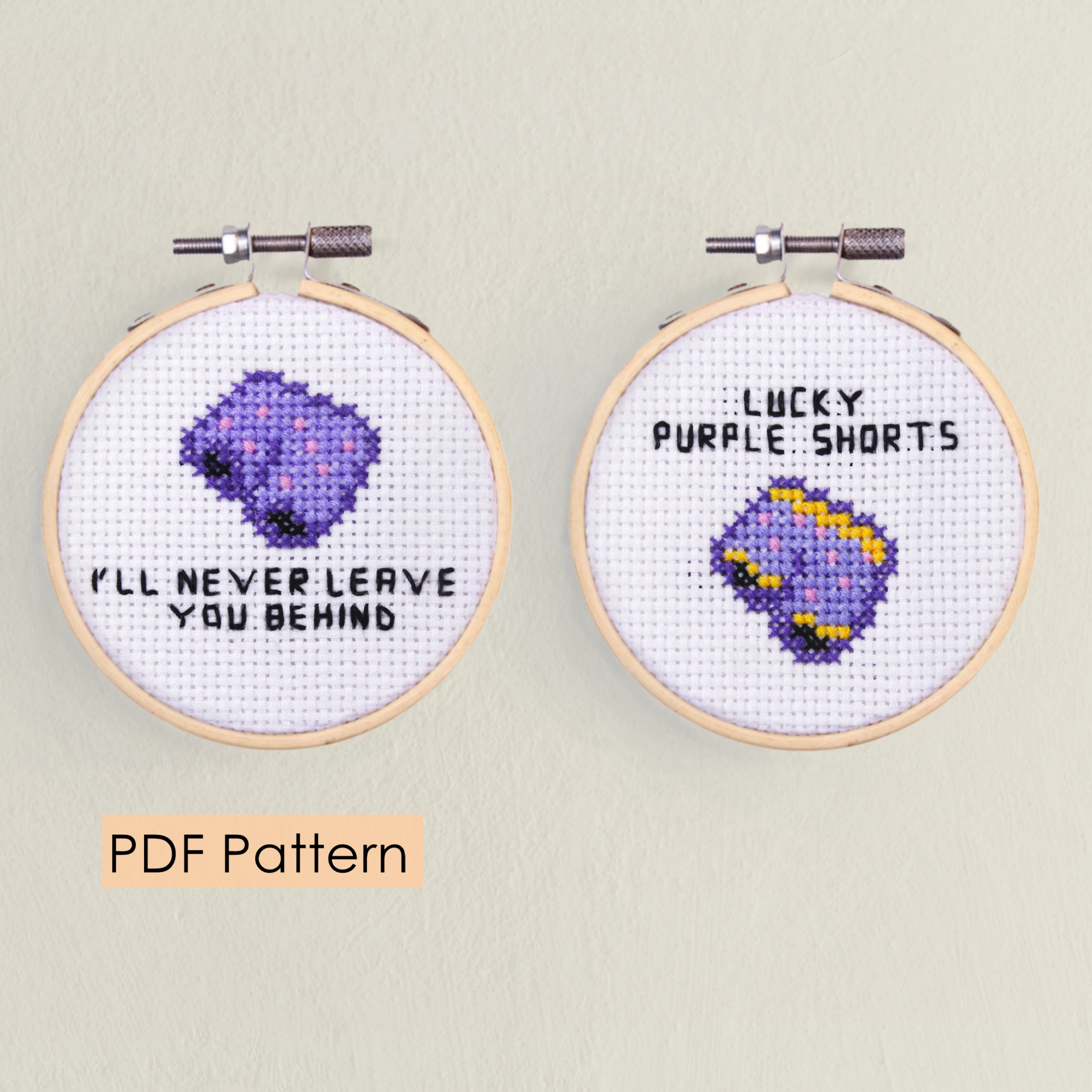 Stardew Valley Lucky Purple Shorts Cross Stitch Pattern (PDF Download ...