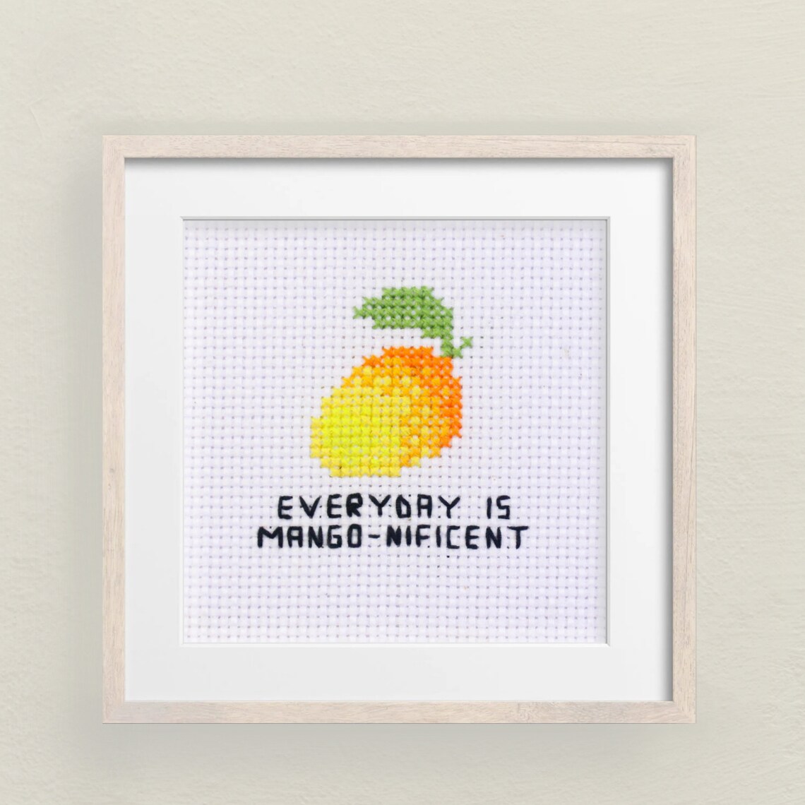 Mango Cross Stitch Pattern PDF Instant Download Cute Fruit - Etsy