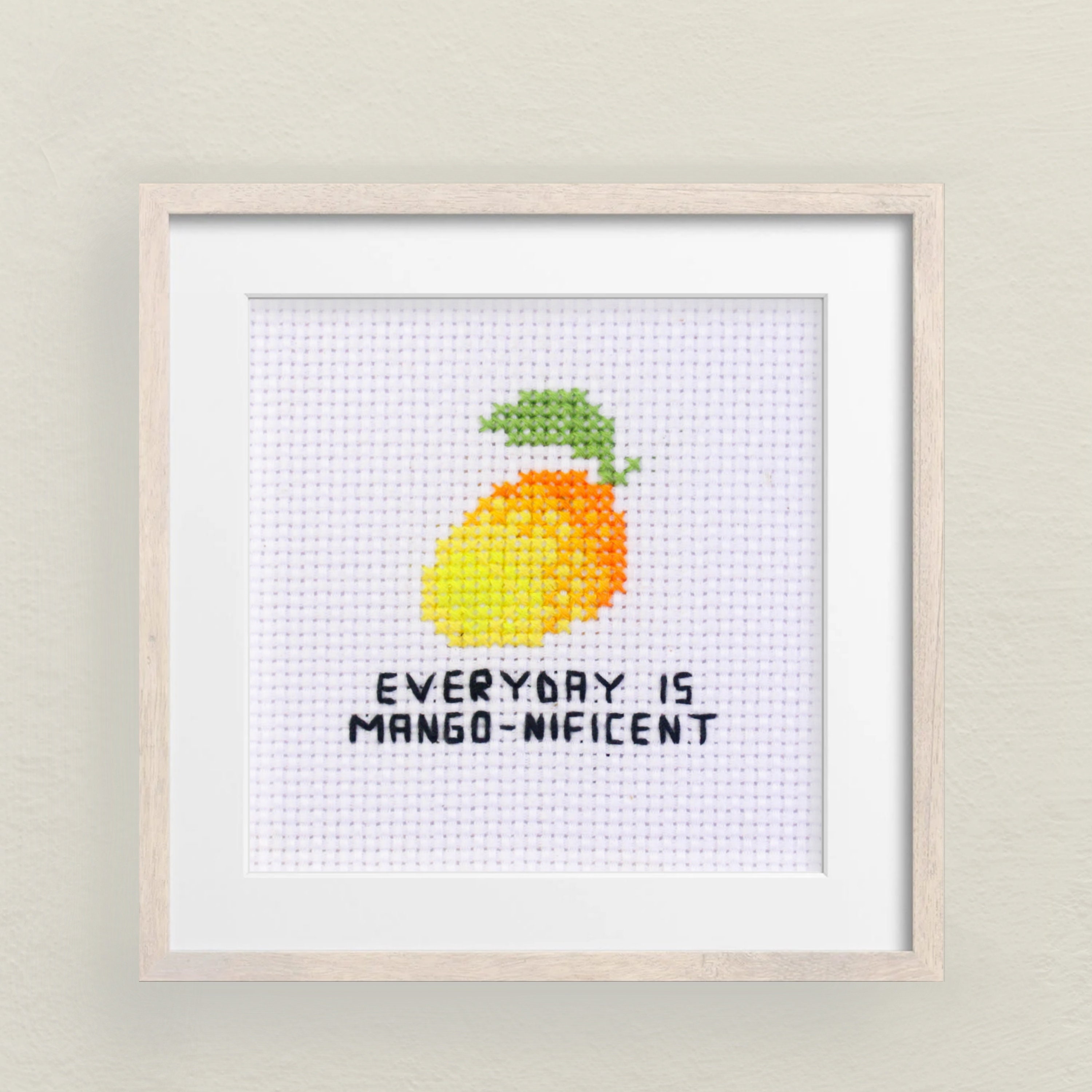 Mango Cross Stitch Pattern PDF Instant Download Cute Fruit - Etsy