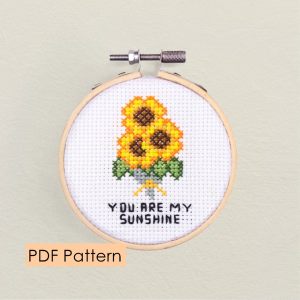 Sunshine Cross Stitch Pattern - Etsy