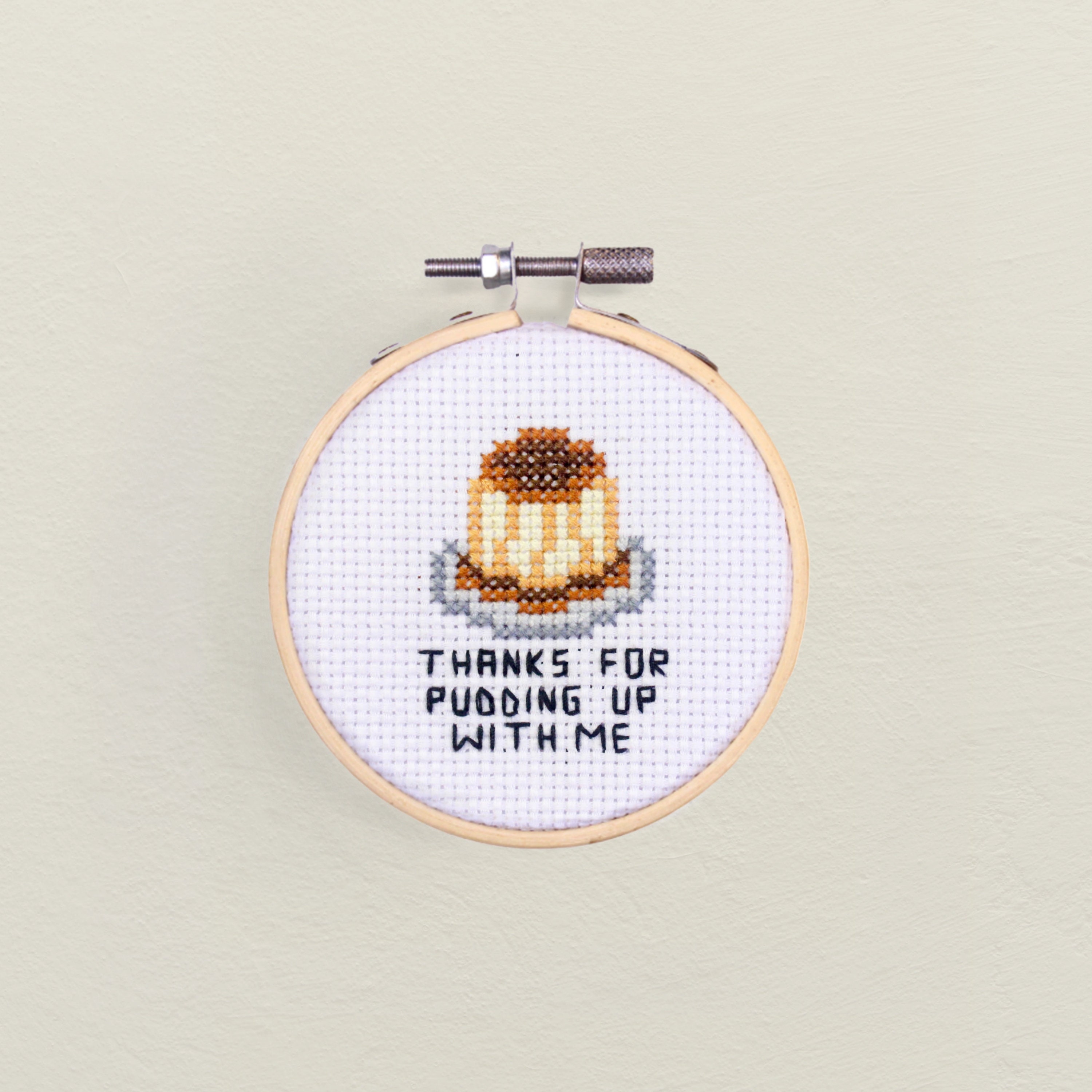 Pudding Cross Stitch Pattern: Food Pun Gift (PDF Pattern) - Etsy