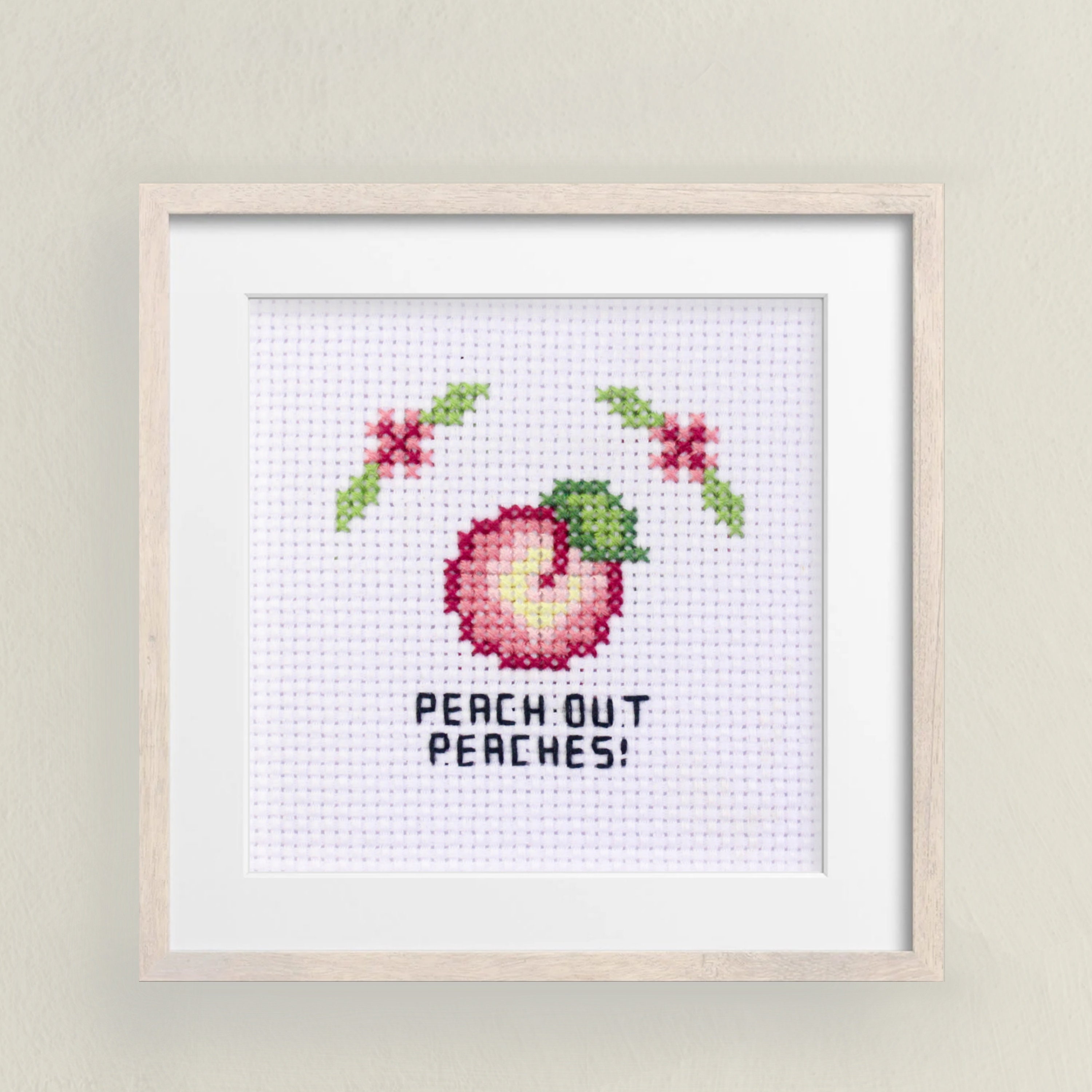 Peach Cross Stitch Pattern Bundle PDF Instant Download - Etsy
