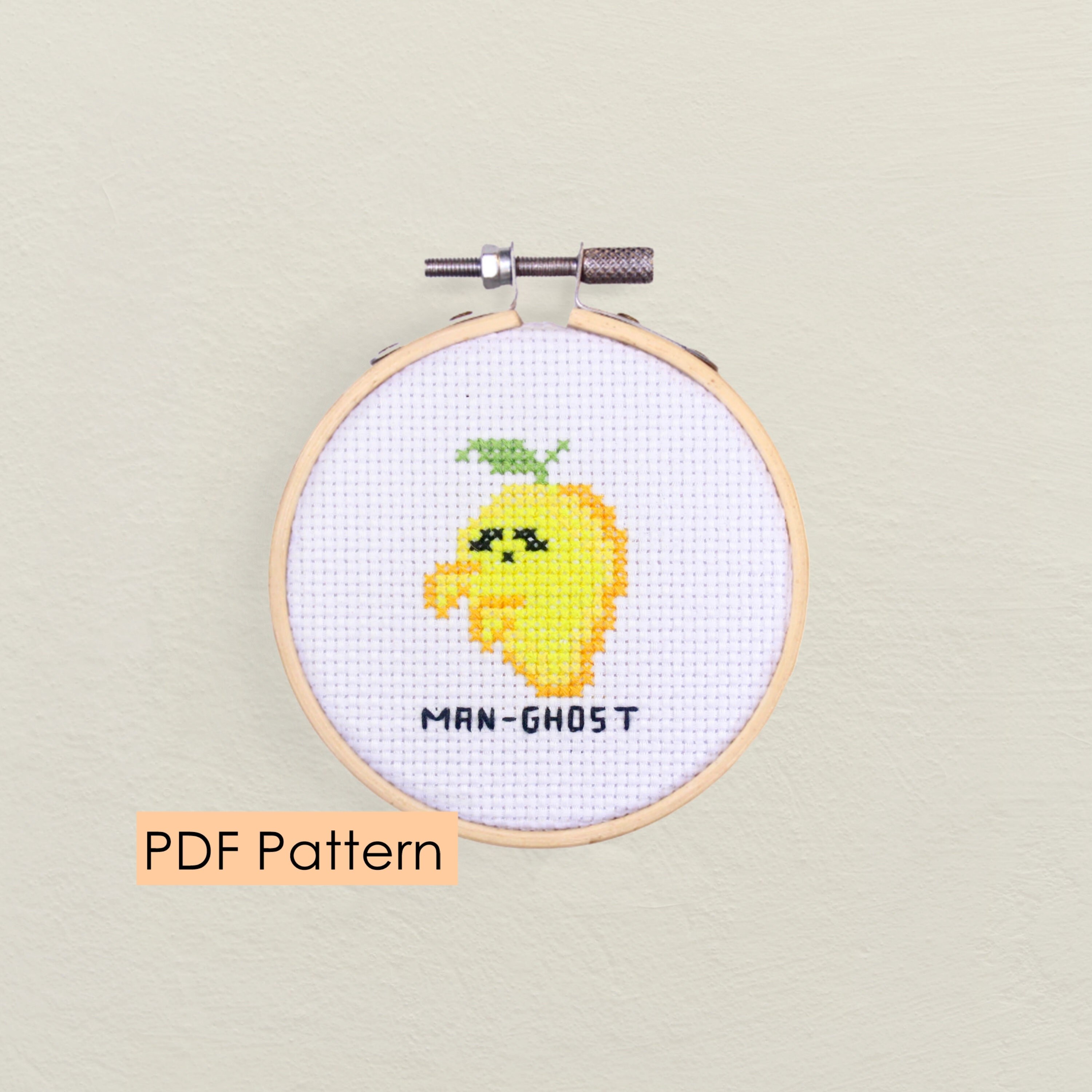 Mango Cross Stitch Pattern PDF Instant Download - Cute Fruit Pun - Easy ...