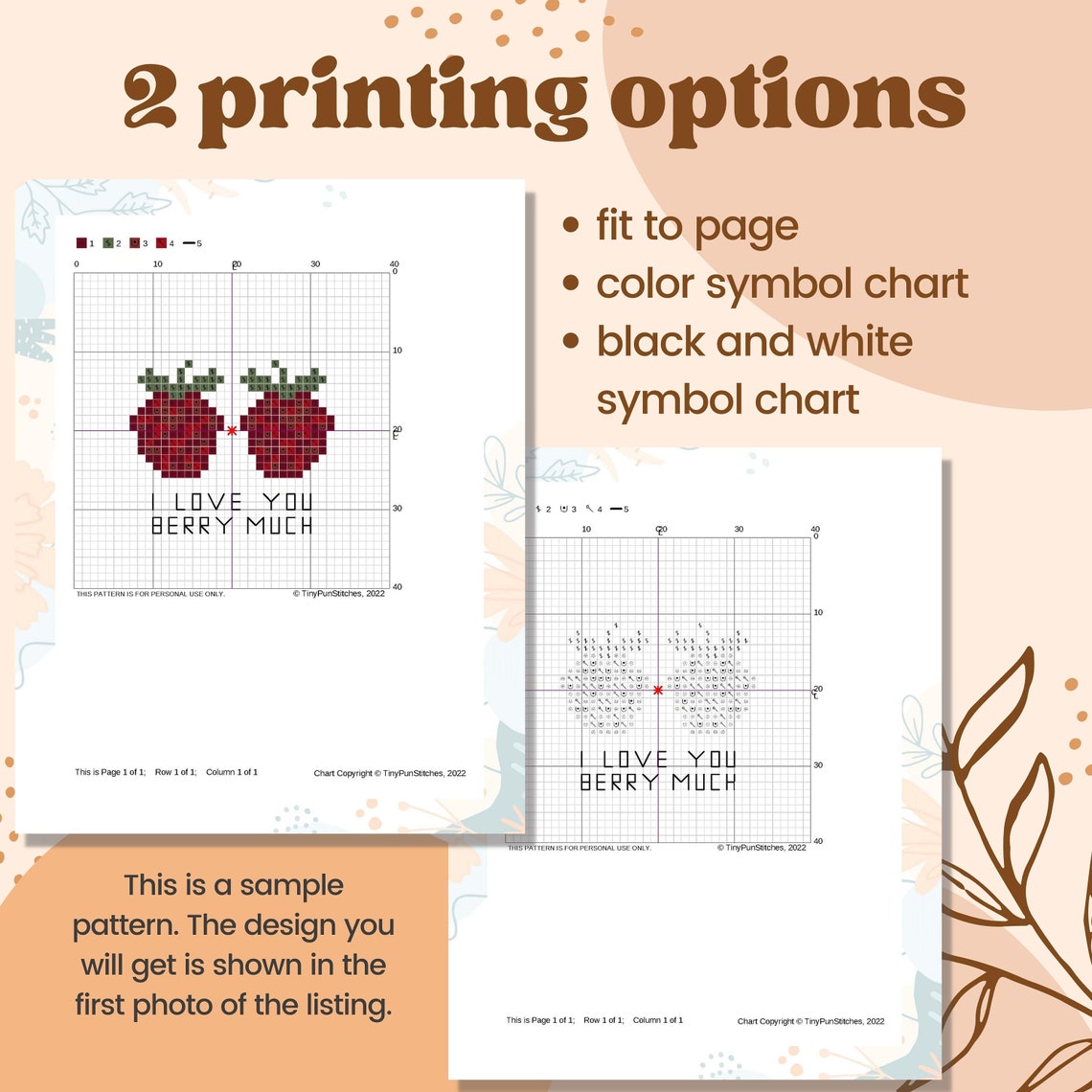 Bread Buns Cross Stitch Pattern PDF Customized Pattern PDF - Etsy