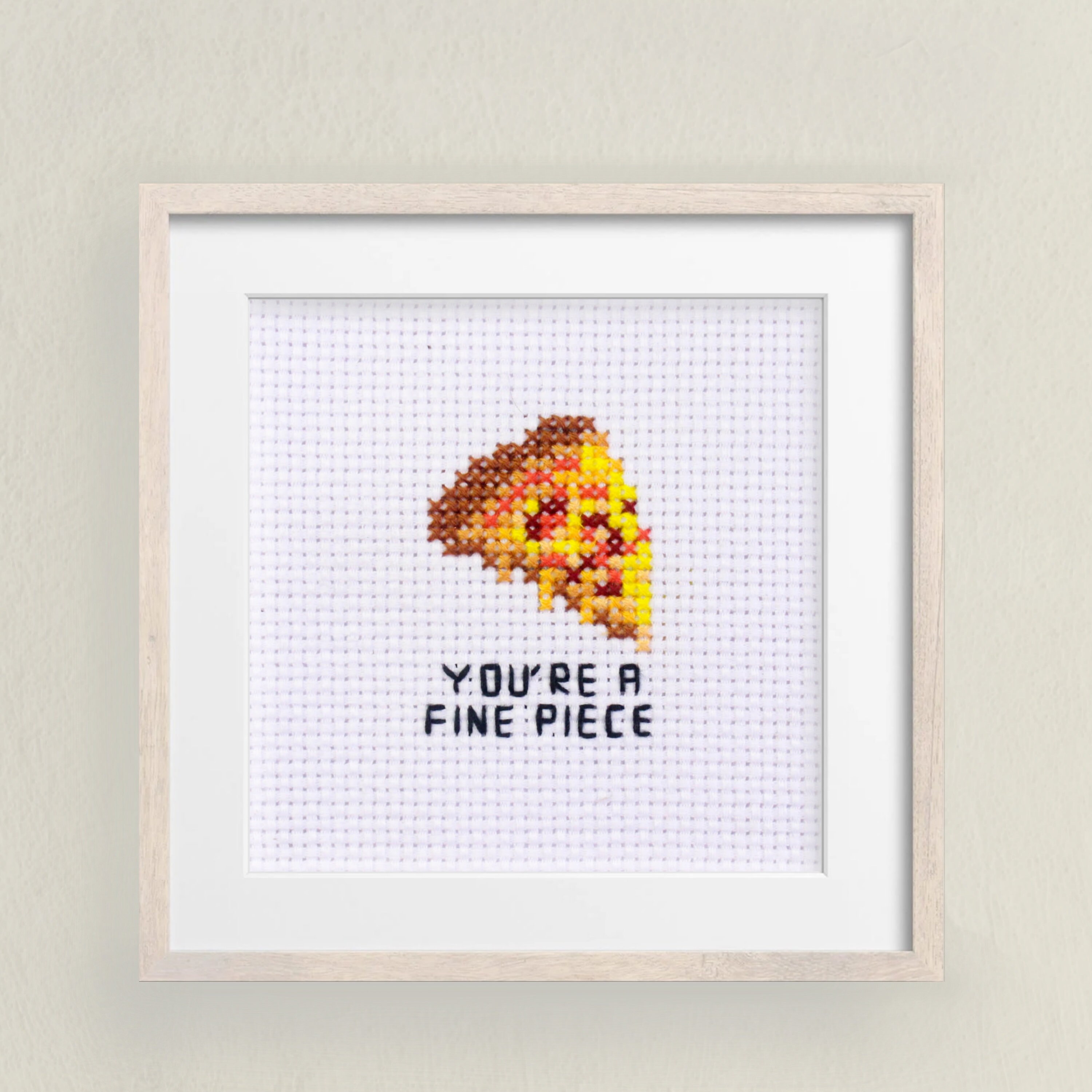 Pizza Cross Stitch Pattern Bundle Customized Name PDF - Etsy