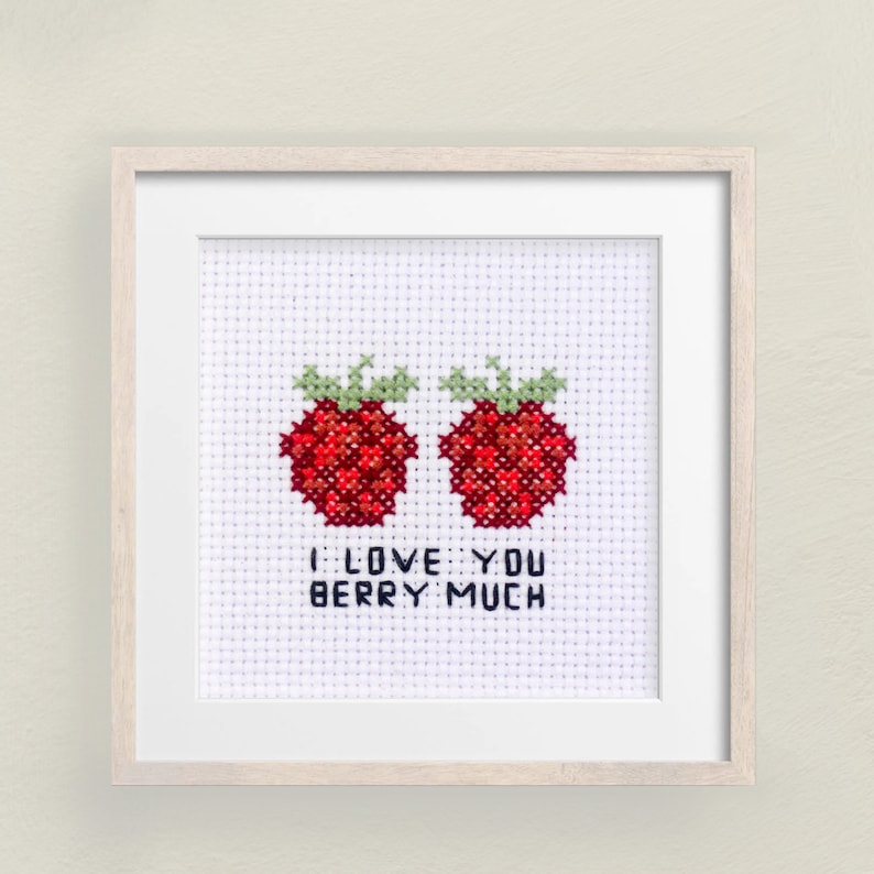 Raspberry Cross Stitch Pattern Bundle PDF Instant Download - Etsy