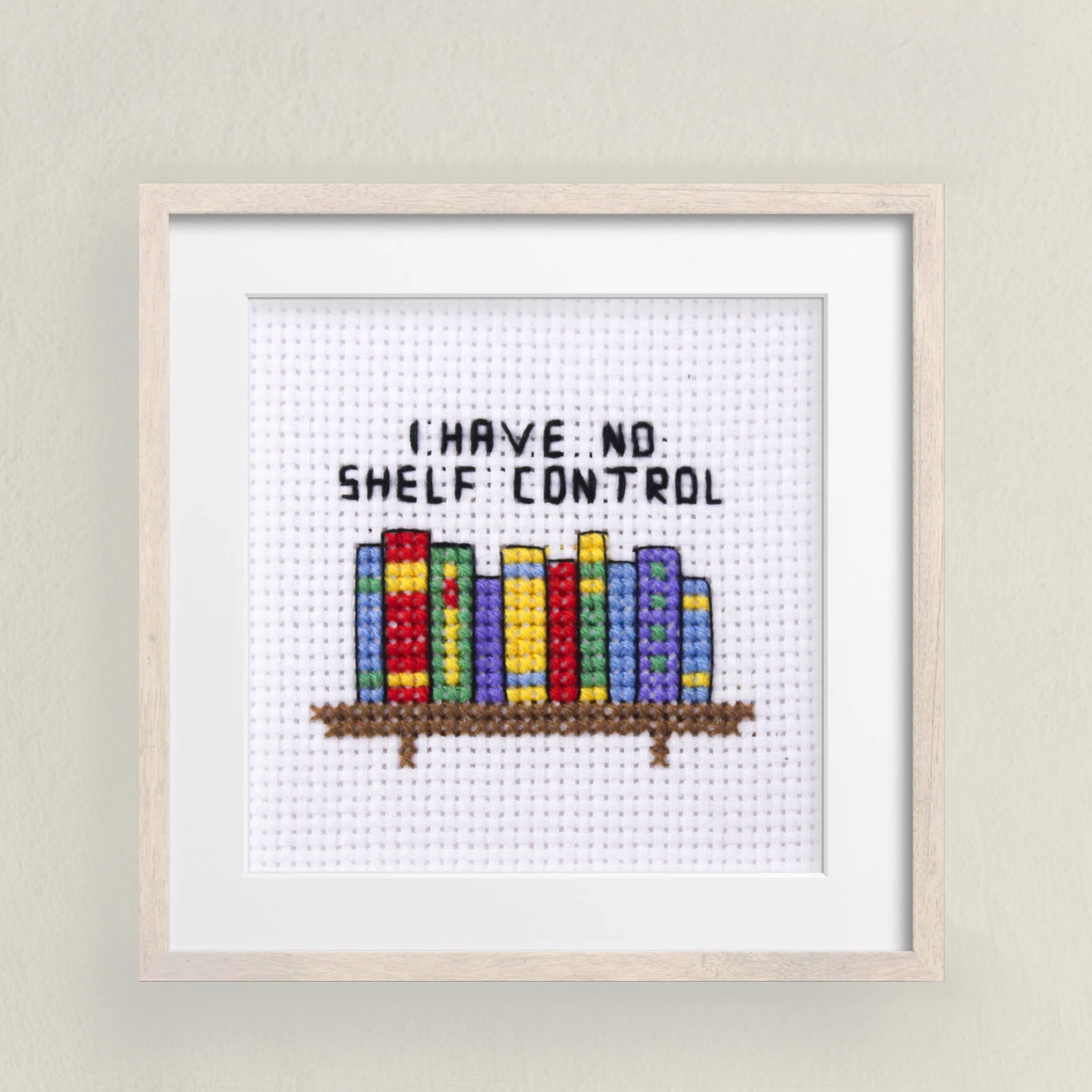 Bookshelf Cross Stitch Pattern Instant Download Books - Etsy