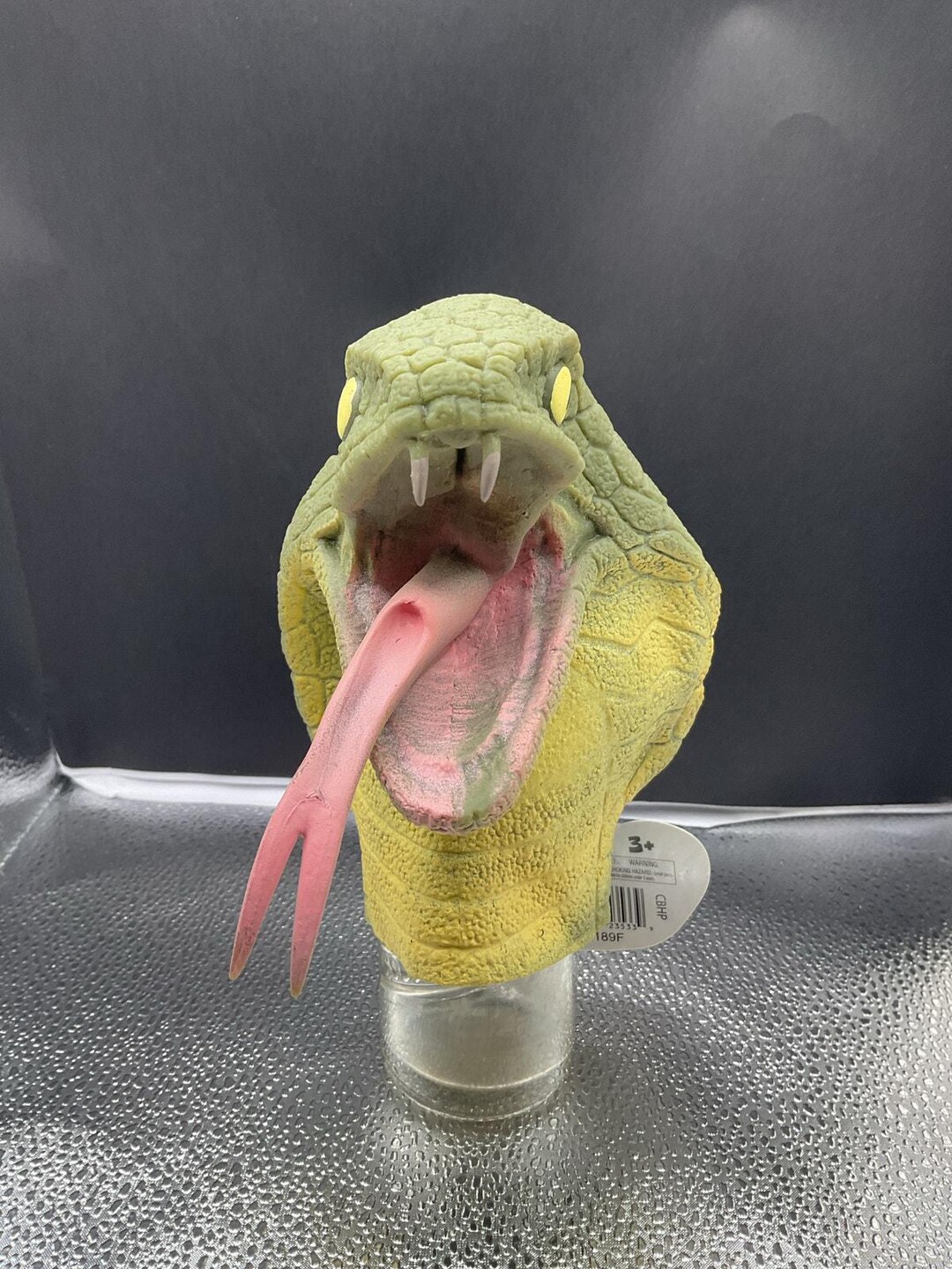 Schylling Hand Puppet Green COBRA Snake Soft Stretchy Rubber Reptile - Etsy