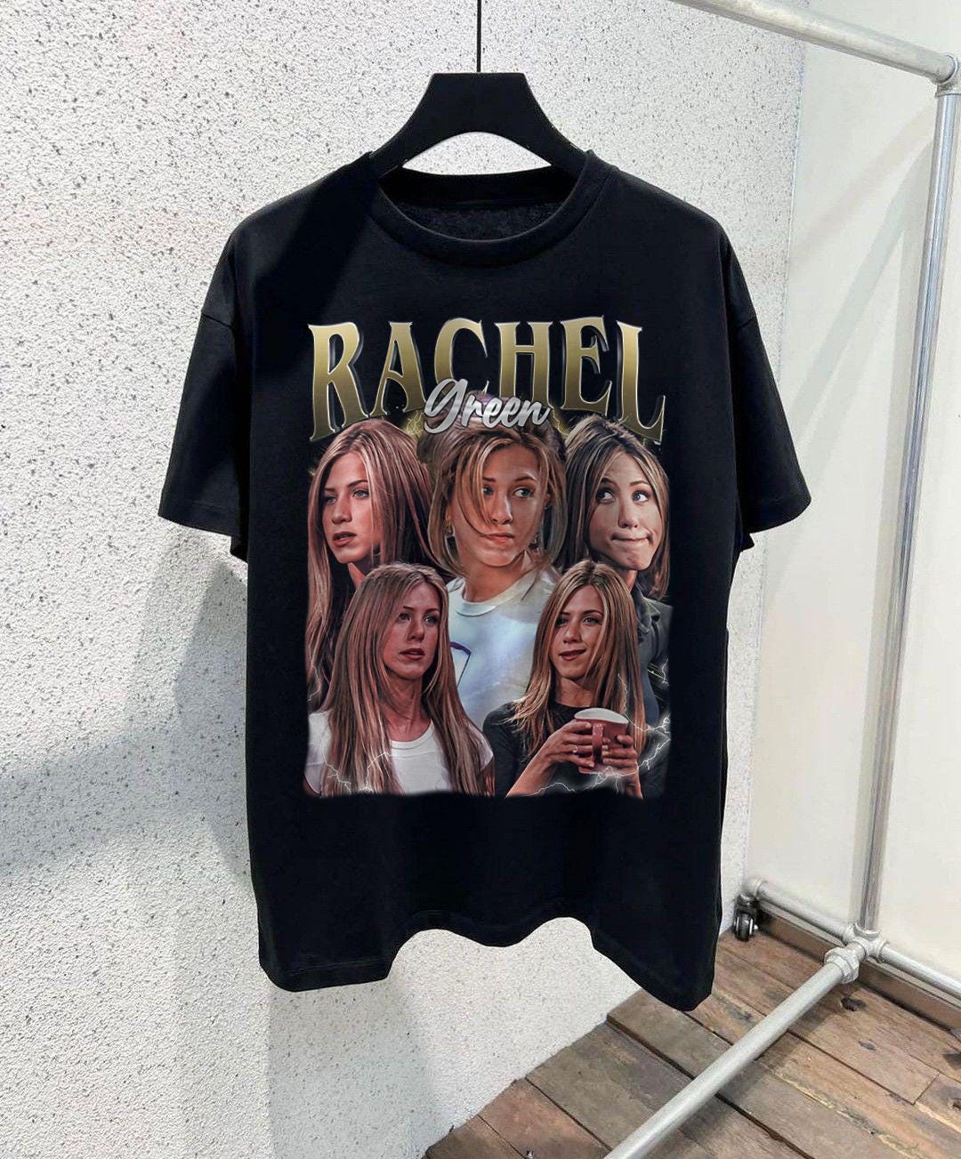 Vintage Washed Rachel Green T-shirt, Homage Retro 90s Graphic, Ideal ...