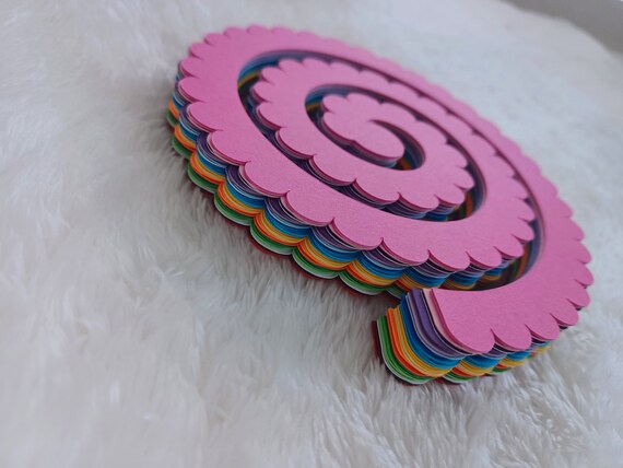 Unrolled Paper Flowers. Pre-cut Paper Flowers. 24 Pieces. - Etsy