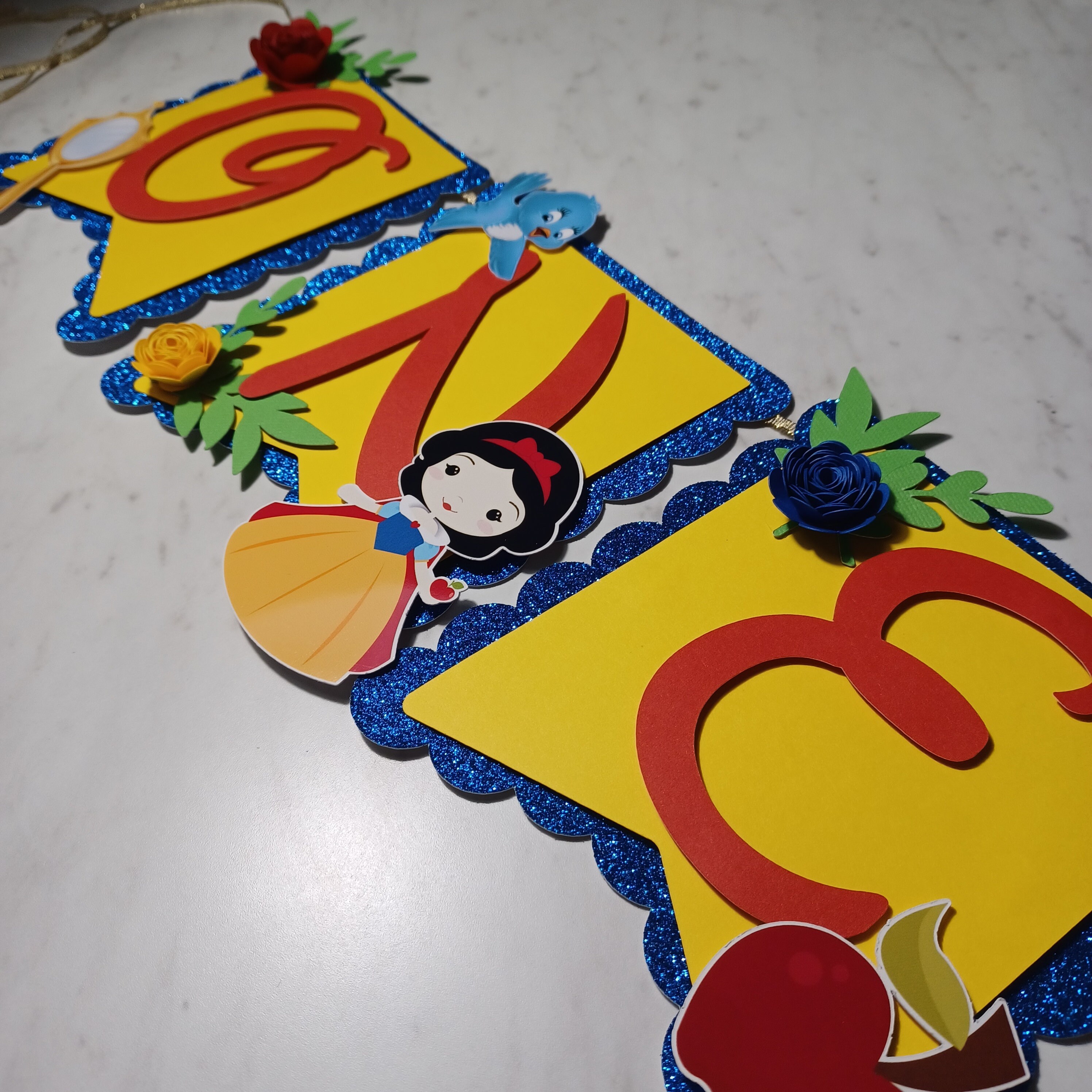Snow White Inspired Banner. Blanca Nieves Inspired Banner. Happy ...