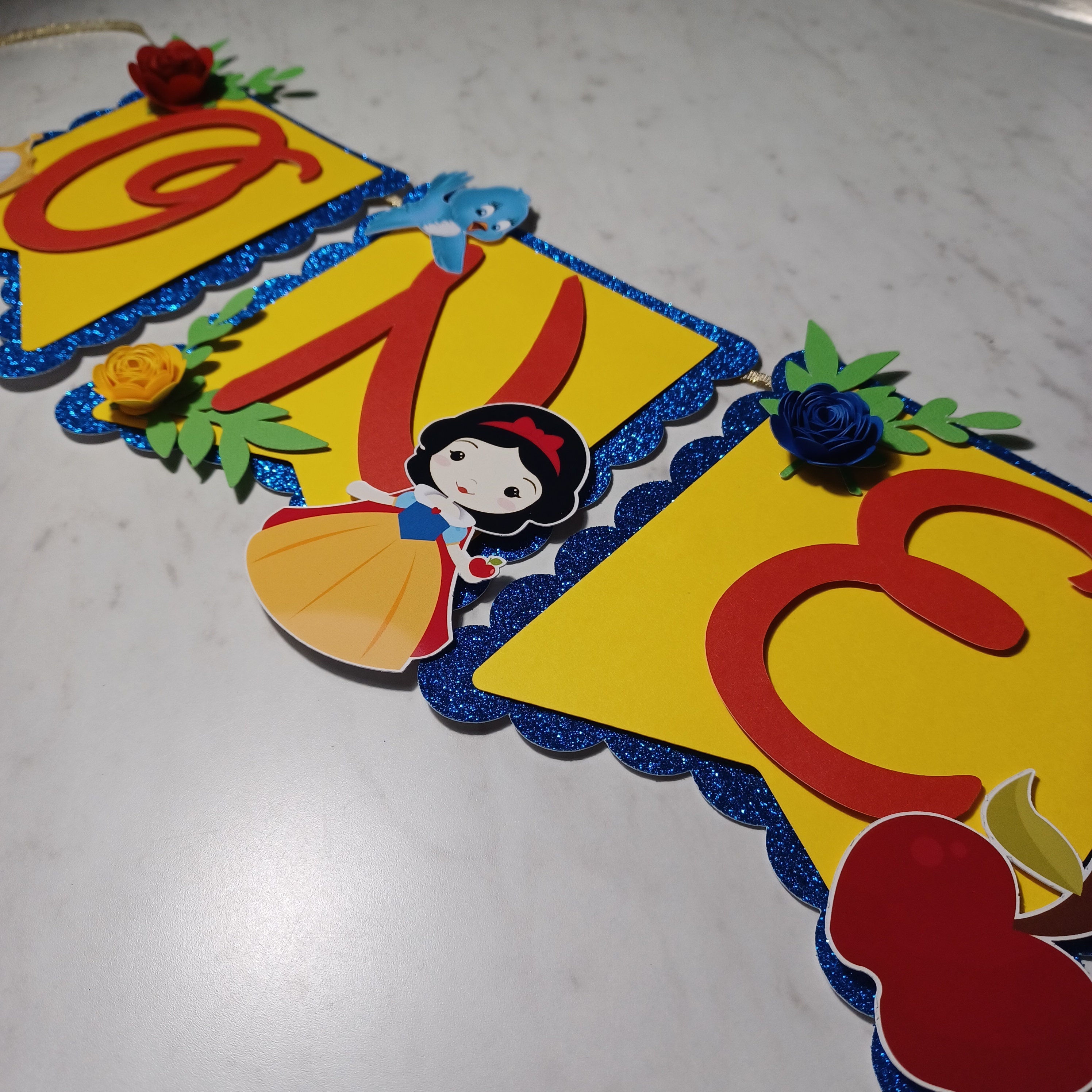 Snow White Inspired Banner. Blanca Nieves Inspired Banner. Happy ...