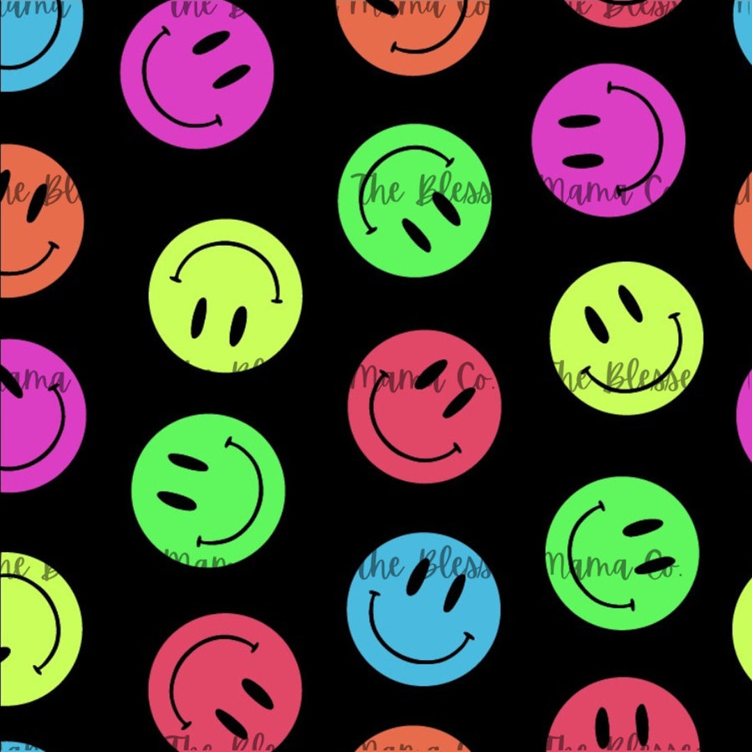 Custom Neon Smileys Wonderfold Canopy or Seat Covers or Nap Mat - Etsy