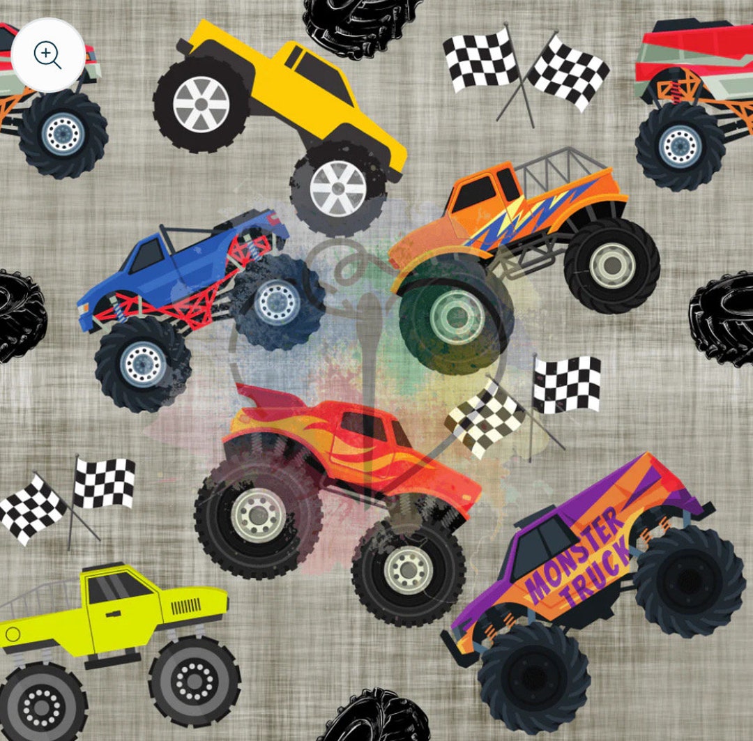 Custom Monster Trucks Wonderfold UV50 Canopy or Seat Covers or Nap Mat ...