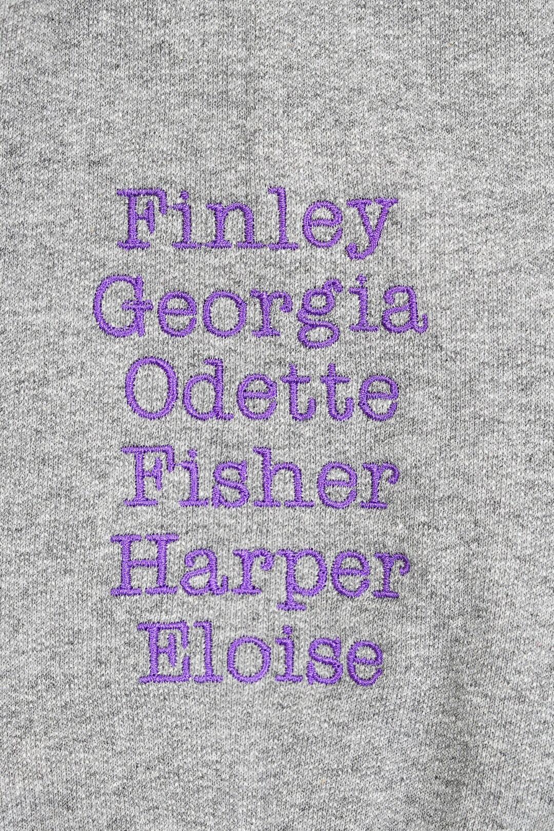 Name Embroidery Add-on - Personalize Your Sweatshirt Sleeve or Chest - Etsy