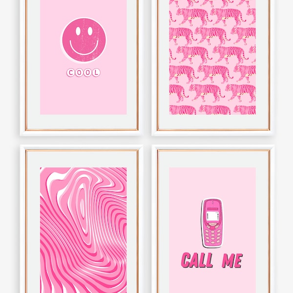 Preppy Framed Wall Art - Etsy Canada