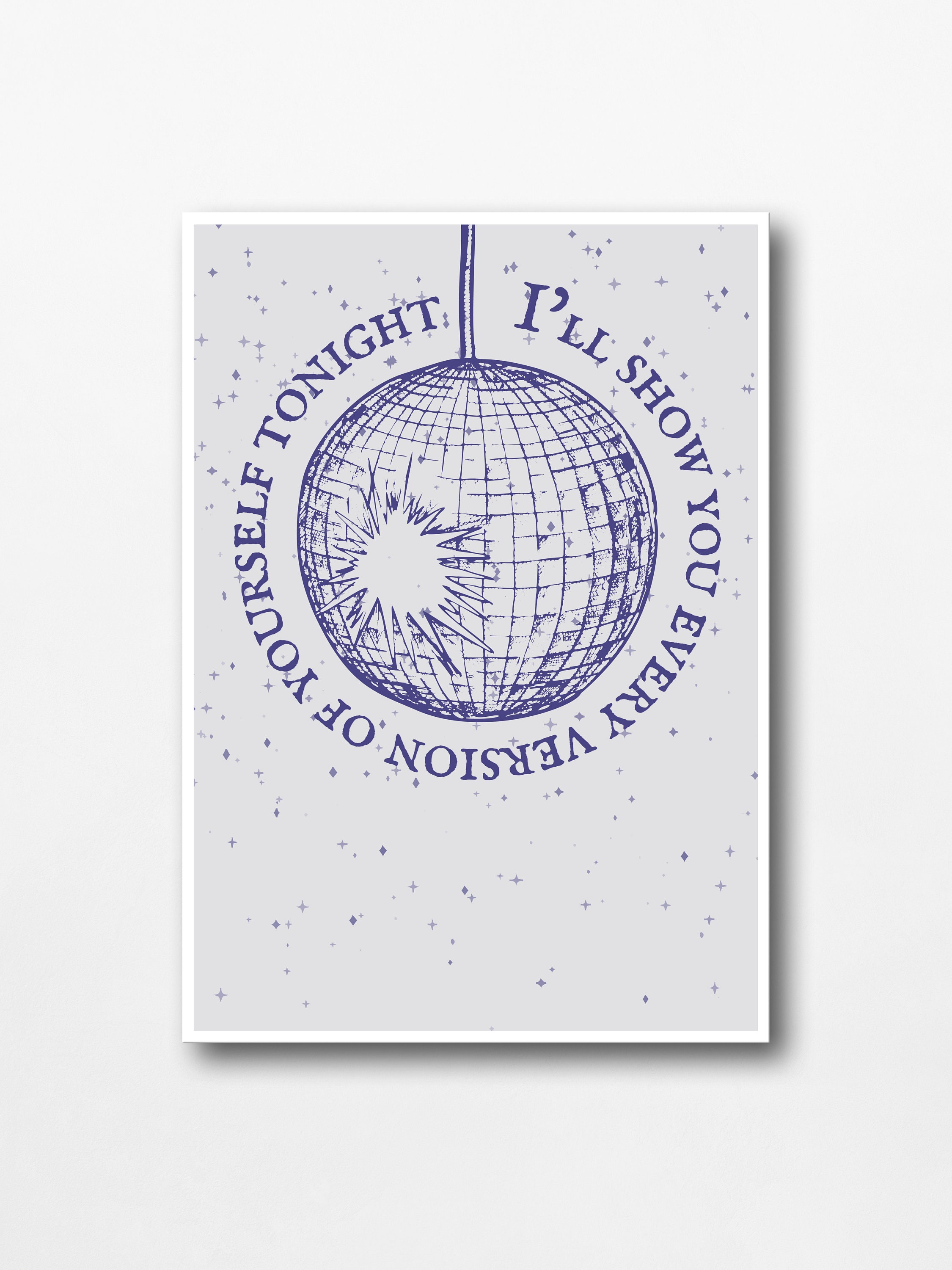 Taylor Swift Mirrorball Art Print Digital Download Wall Art - Etsy