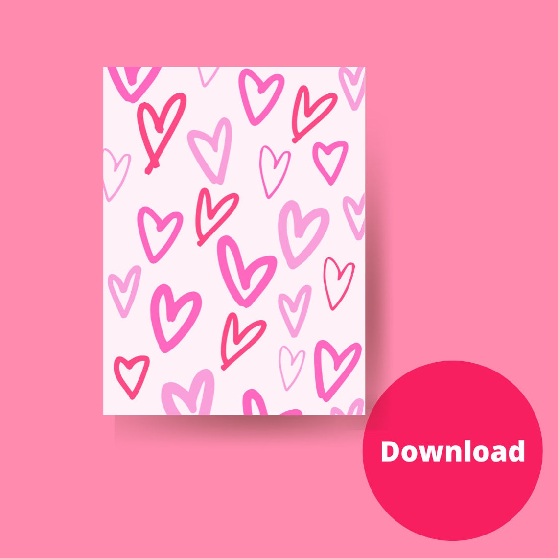 Pink Wall Art Collage Digital Art Prints Downloadable Photo - Etsy