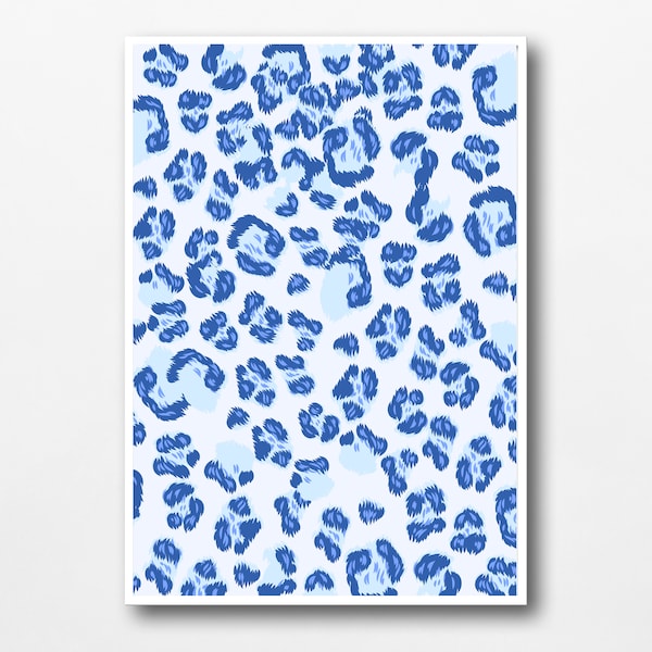 Preppy Print Blue - Etsy Australia