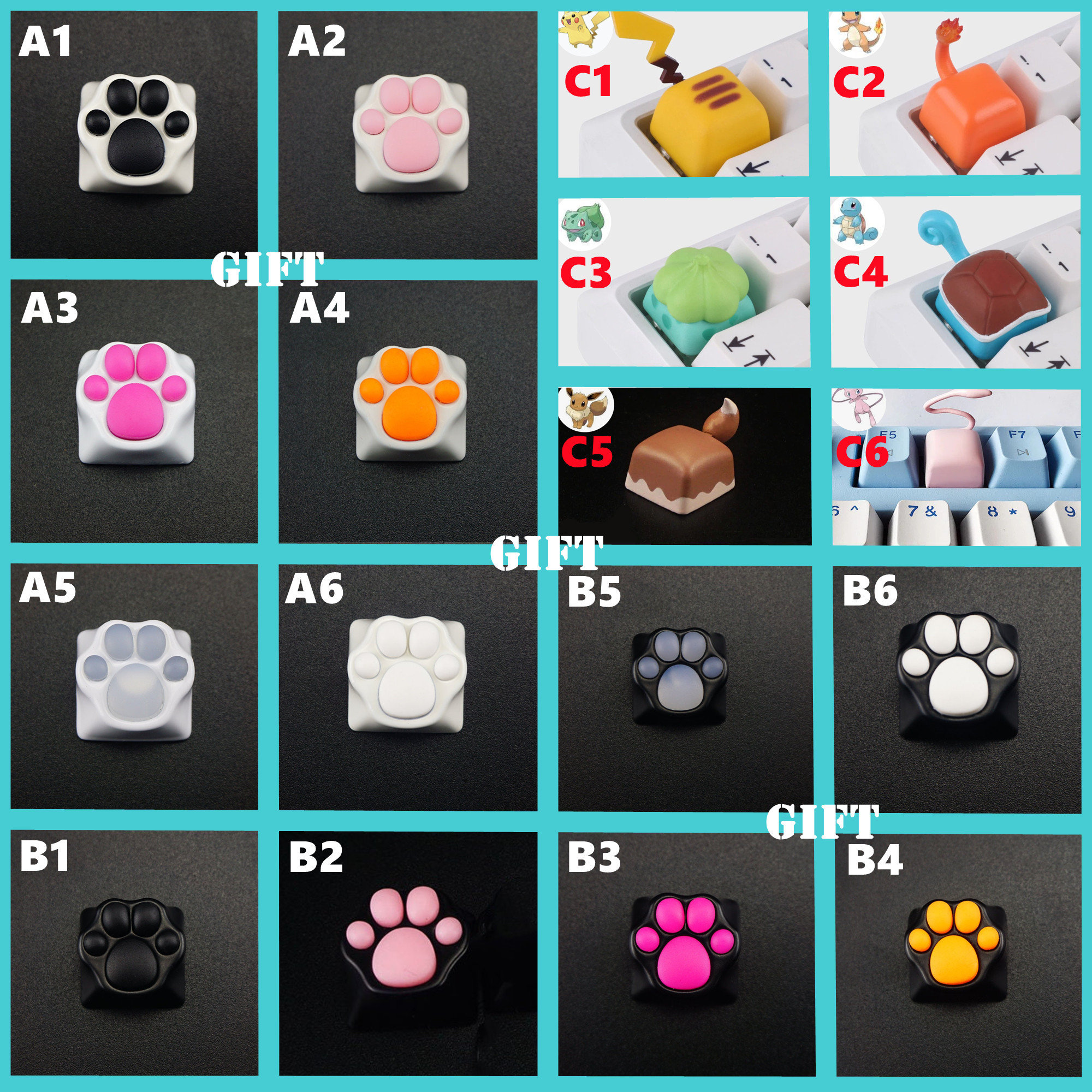 Design Your Own Color Combination ABS Double-shot Keycaps Set | Etsy