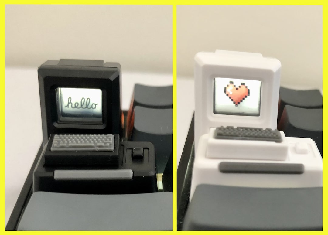 ESC+1.5U Tab 80's-mac Macintosh Style Keycap Set Classic Retro ...