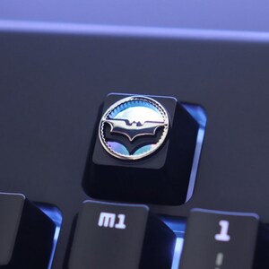 Luxurious DC Bat Signal Keycap Comics Gaming Metal Keycap for ...
