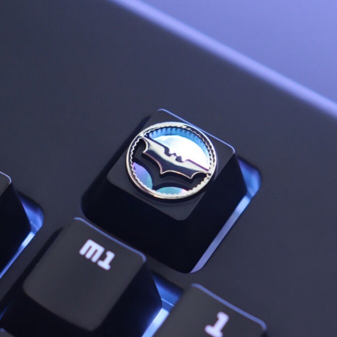 Luxurious DC Bat Signal Keycap Comics Gaming Metal Keycap for - Etsy ...