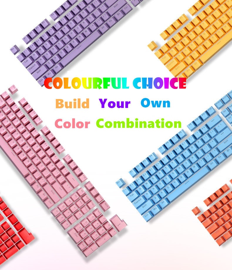 Design Your Own Color Combination ABS Double-shot Keycaps Set | Etsy