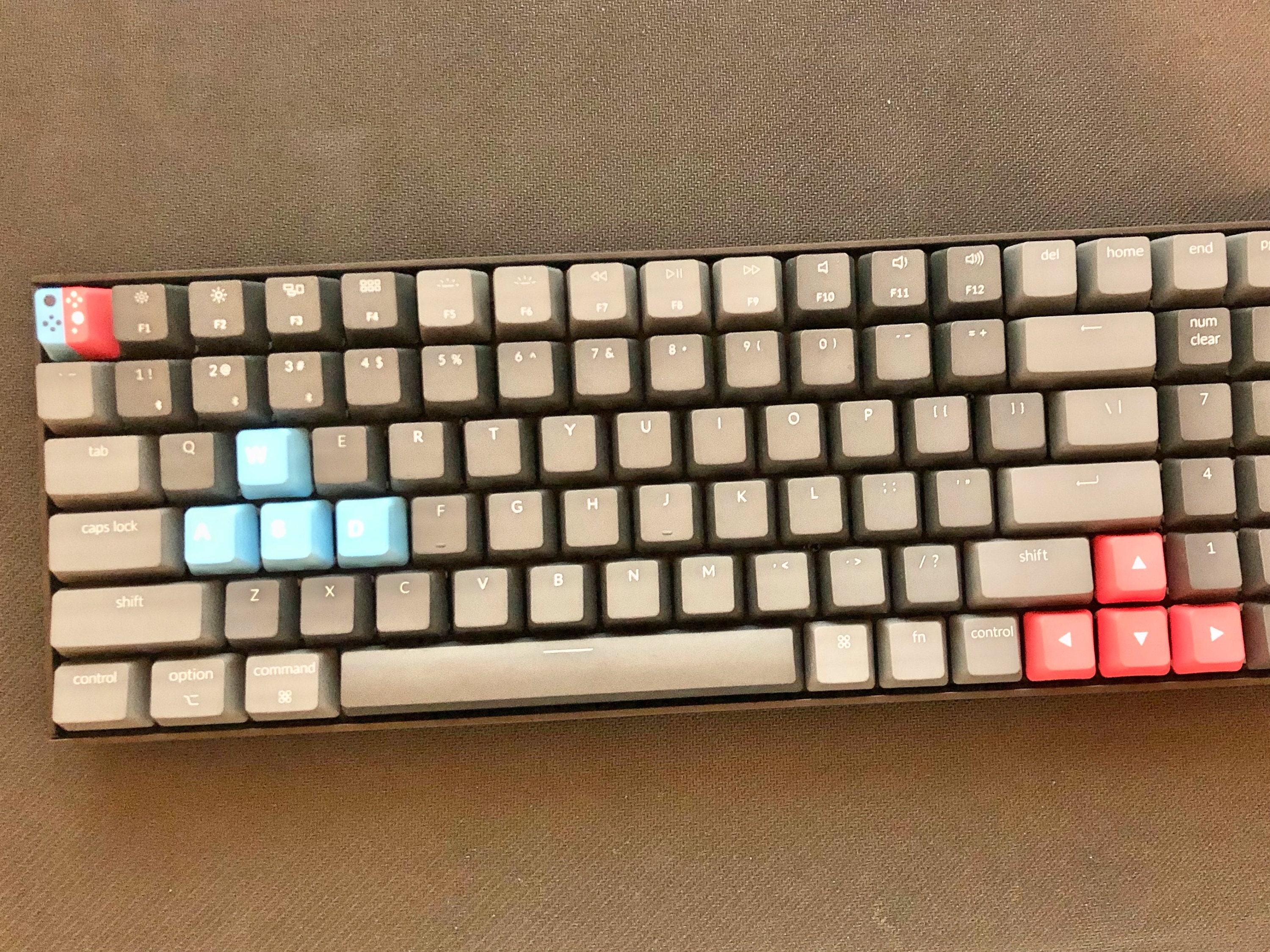 Neon Blue&red Keycaps Set Nintendo Switch Colour Style PBT - Etsy Australia