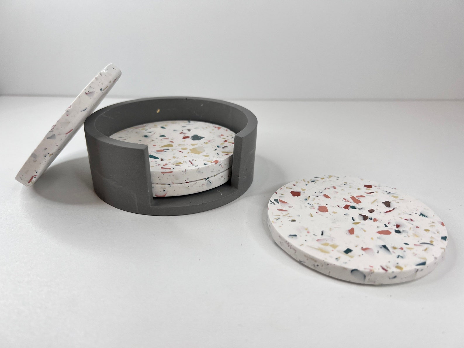 Set Rectangular Tray and Coasters / Rectangular Tray / Tray - Etsy