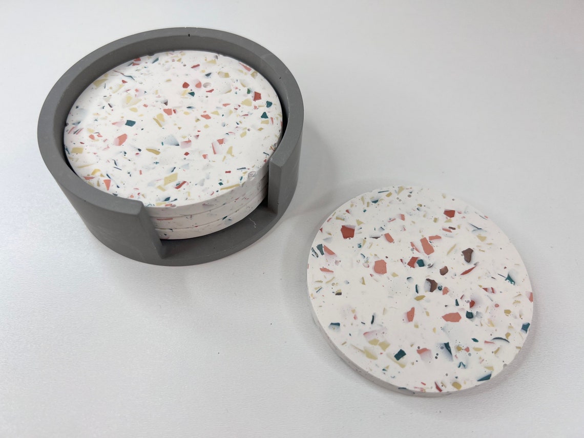 Set Rectangular Tray and Coasters / Rectangular Tray / Tray - Etsy